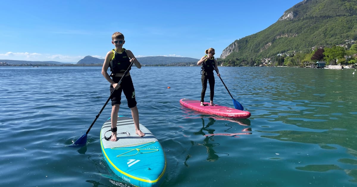 SUP rental | 3 hours - Stand up paddle rental on Lake Annecy from ...