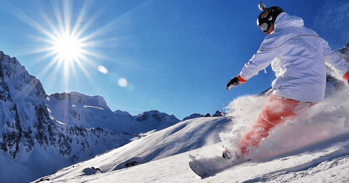 Snowboard course in Les Arcs 2000, Paradiski | Manawa