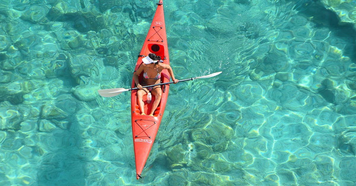 Sea Kayaking Rental from Perivolos Beach in Santorini | Manawa