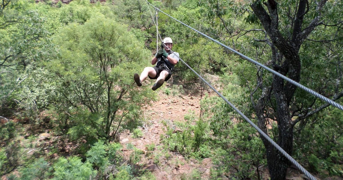 Adventure of 11 Zip-Lines near Johannesburg, at Bela-Bela in Limpopo ...