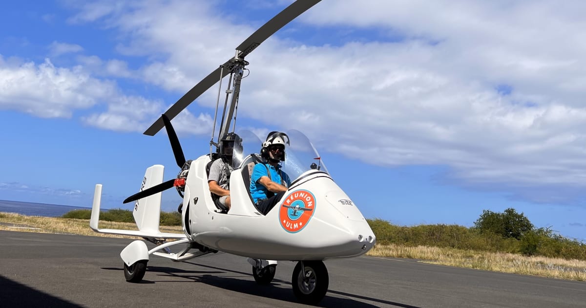 First Flight in a Gyrocopter | 15 minutes - Gyrocopter First Flight in ...