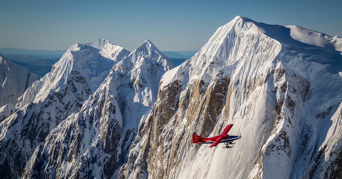 Rundflug über die Alaska Range, rund um den Mt. Denali, ab Talkeetna ...