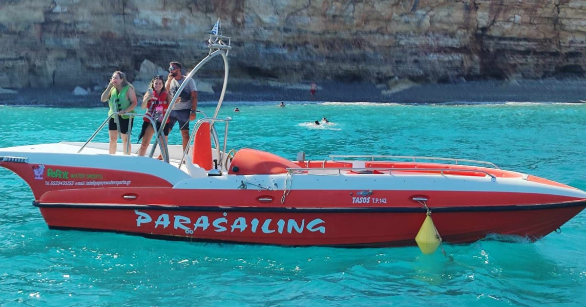 Speedboat Tour to the Pirates' Caves from Rethymno Beach | Manawa