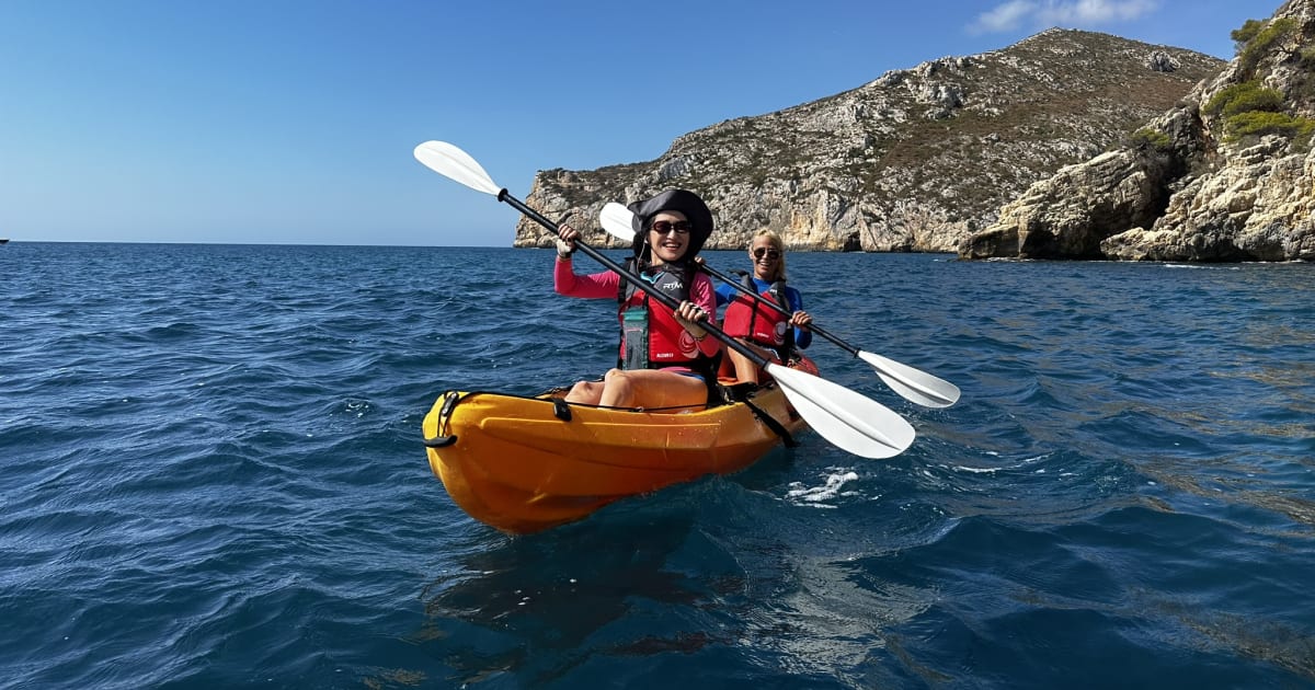 Guided Sea Kayaking Tour from Cala Granadella to Cala Ambolo in Jávea ...