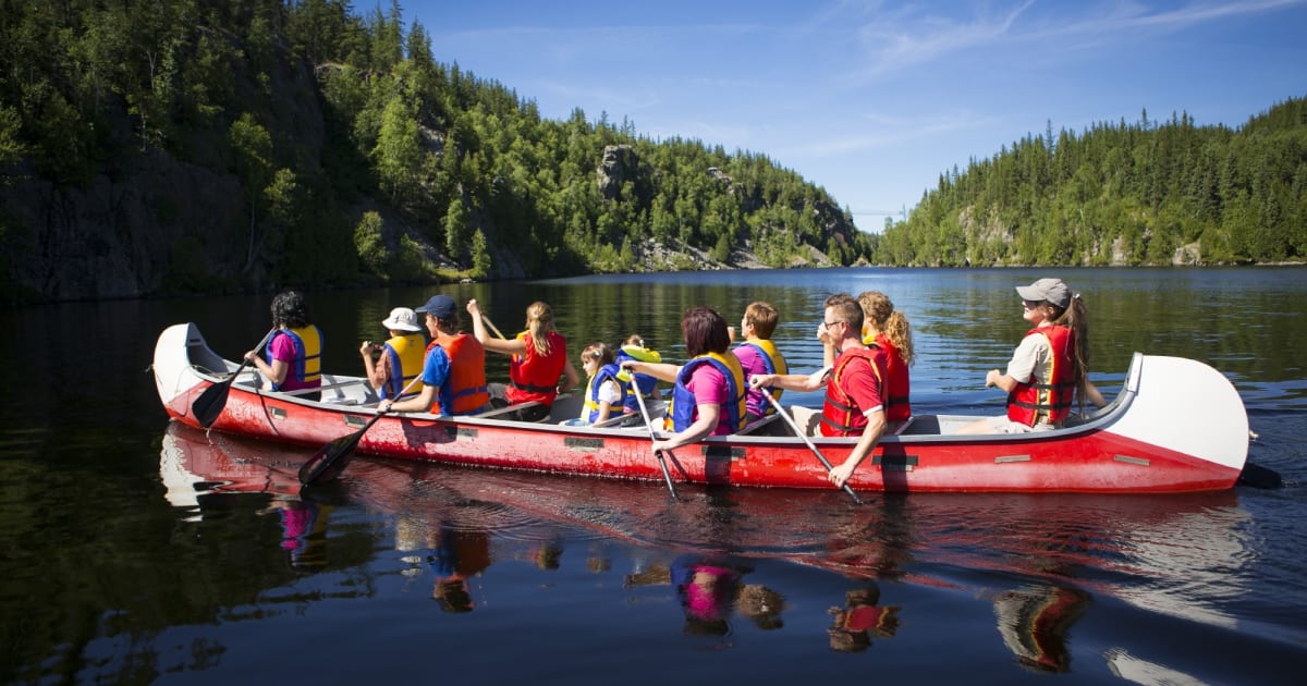 Rabaska Canoe Excursion in the Hautes-Gorges-de-la-Rivière-Malbaie ...