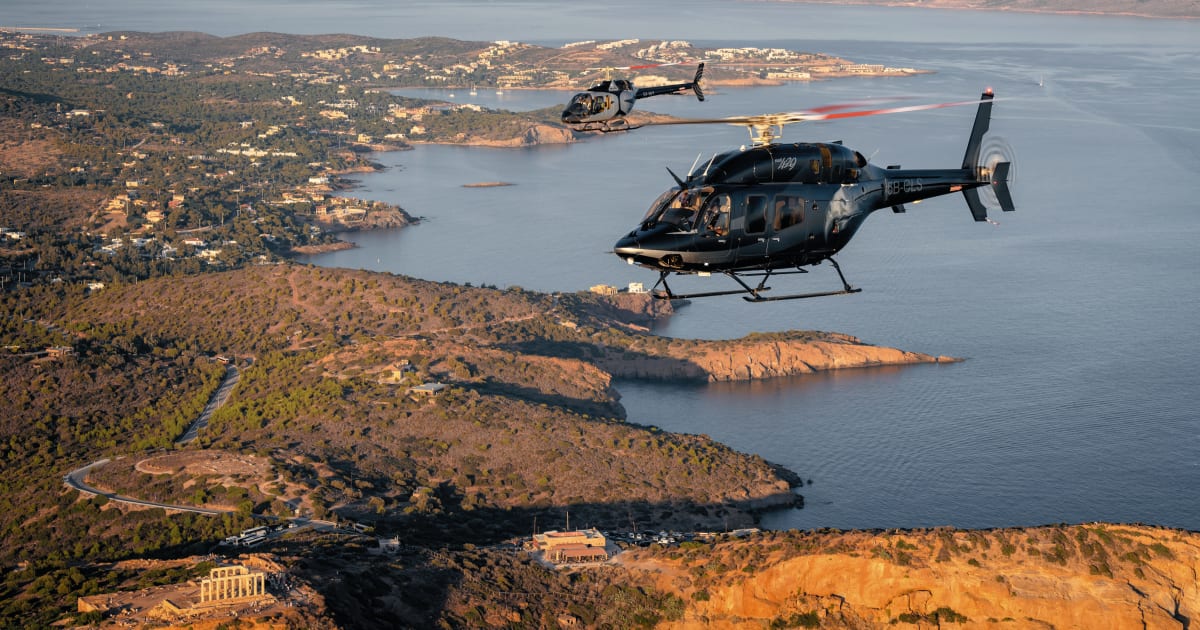 Helicopter Tours Greece: the best activities | Manawa