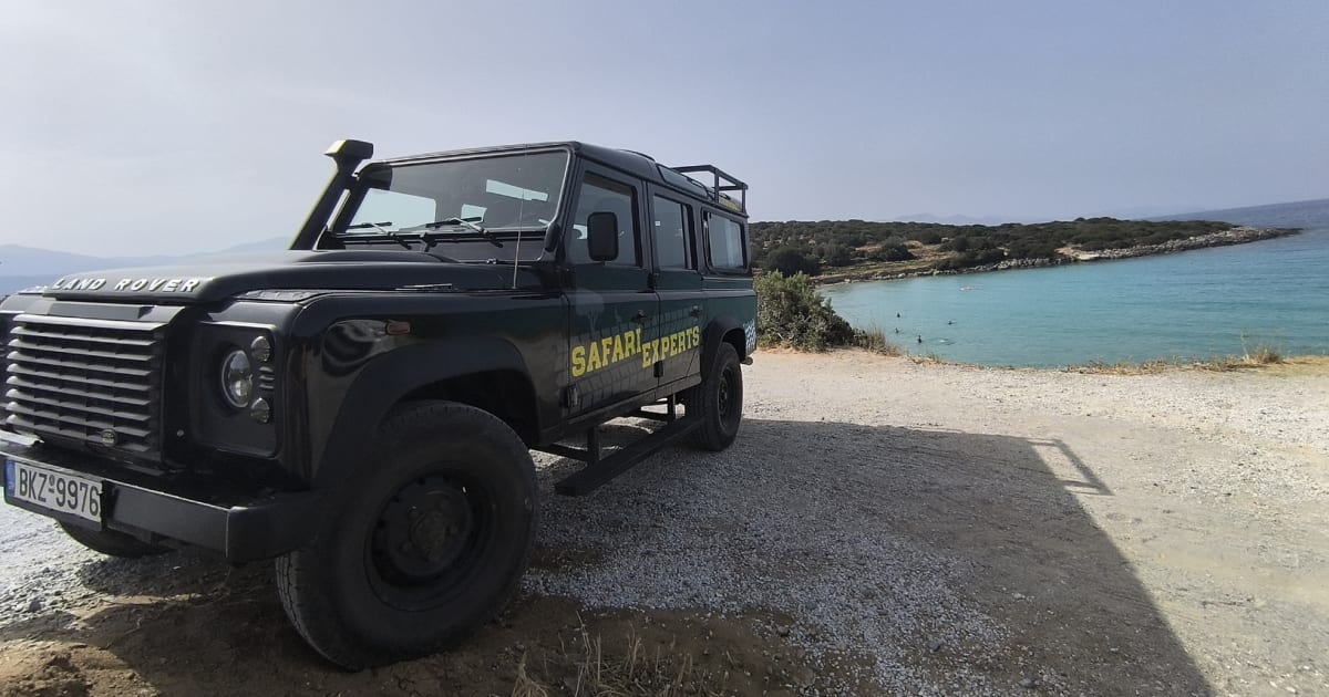 Guided 4x4 Jeep Safari to the Sarakina Gorge from Agios Nikolaos in ...