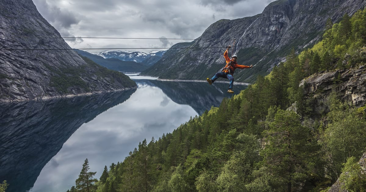 Trolltunga Zipline - Bike, Hike & Zip-line Tour at Trolltunga from ...