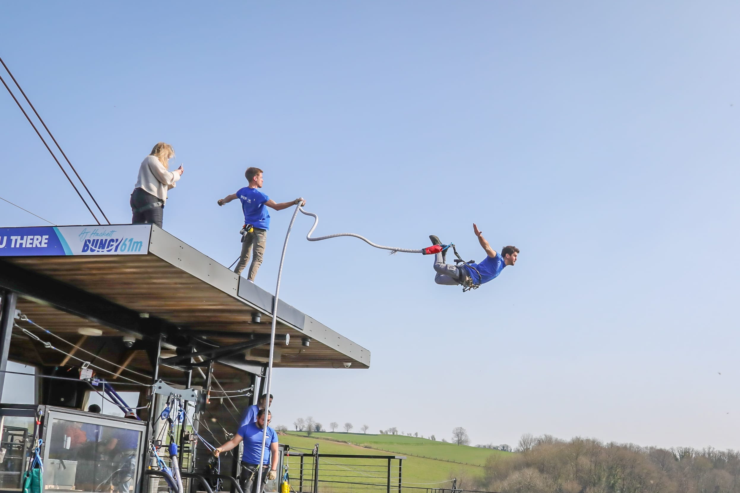 Bungee Jumping from the Souleuvre Viaduct in Normandy (61 m) | Manawa