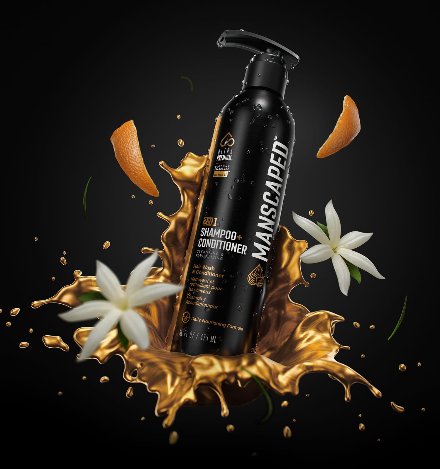 2-in-1 Shampoo & Conditioner for Men [UltraPremium] | MANSCAPED US