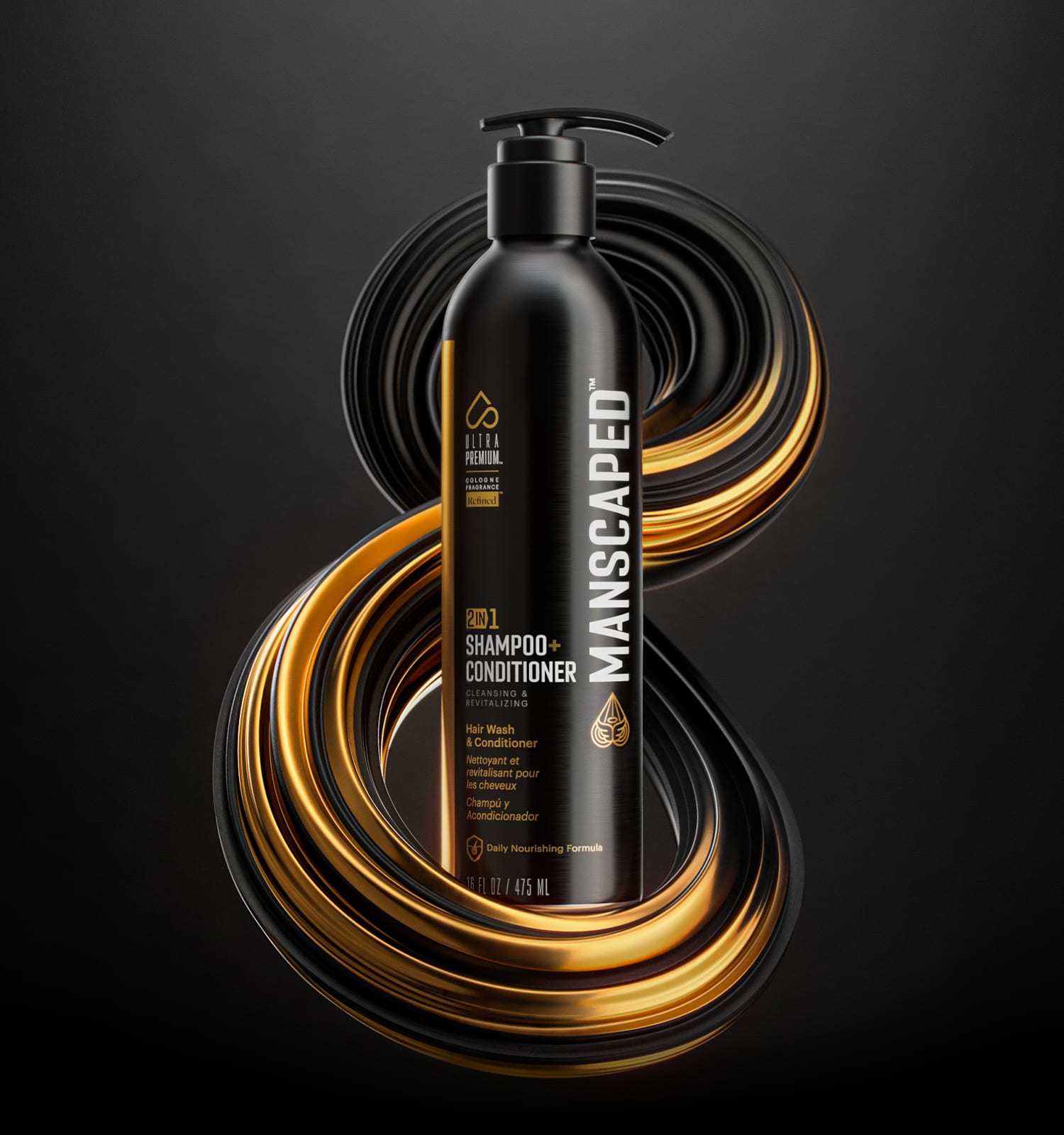 2-in-1 Shampoo & Conditioner for Men [UltraPremium] | MANSCAPED AU