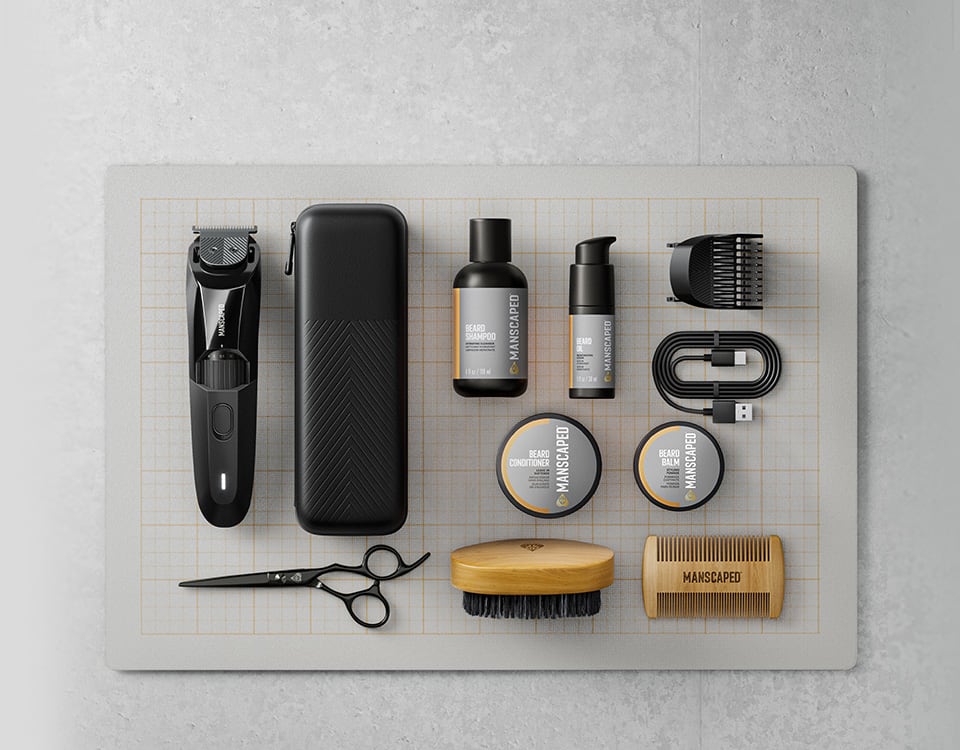 Beard Grooming Kit | The Beard Hedger™ Pro Kit | MANSCAPED US
