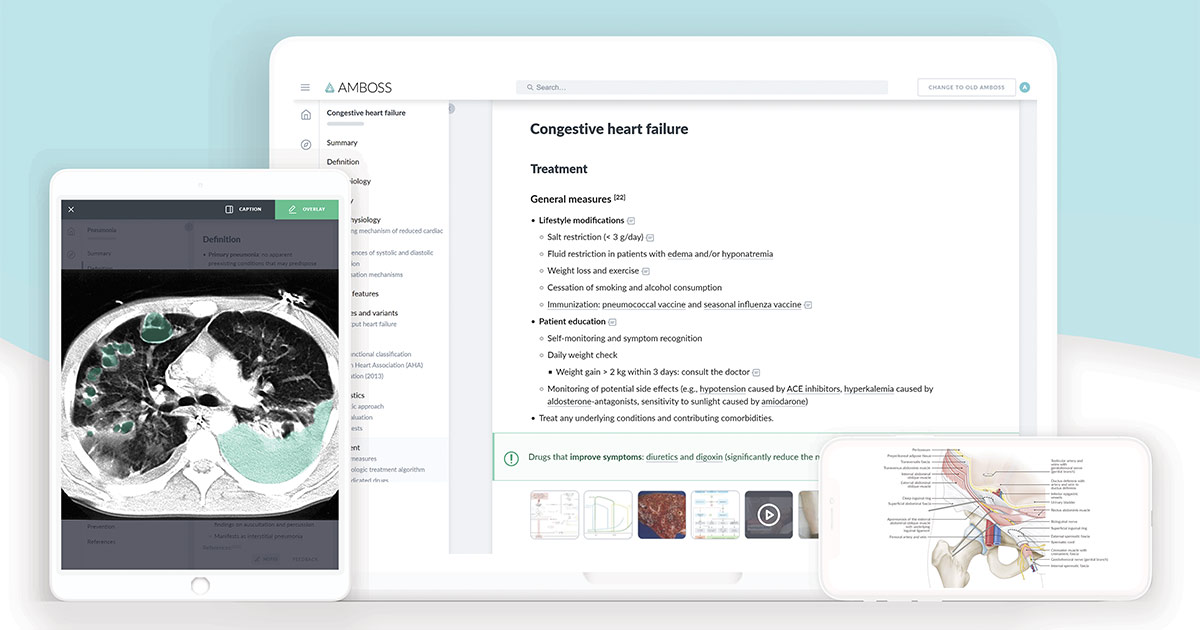 AMBOSS: medical knowledge platform for doctors and students