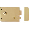 Altro Rim Lock with Snib - 105 x 80mm - Brass | IronmongeryDirect ...