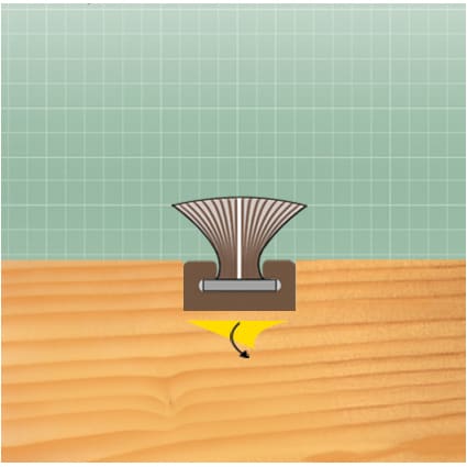 Router Cutter to Suit Exitex Parting Bead | IronmongeryDirect | Same ...