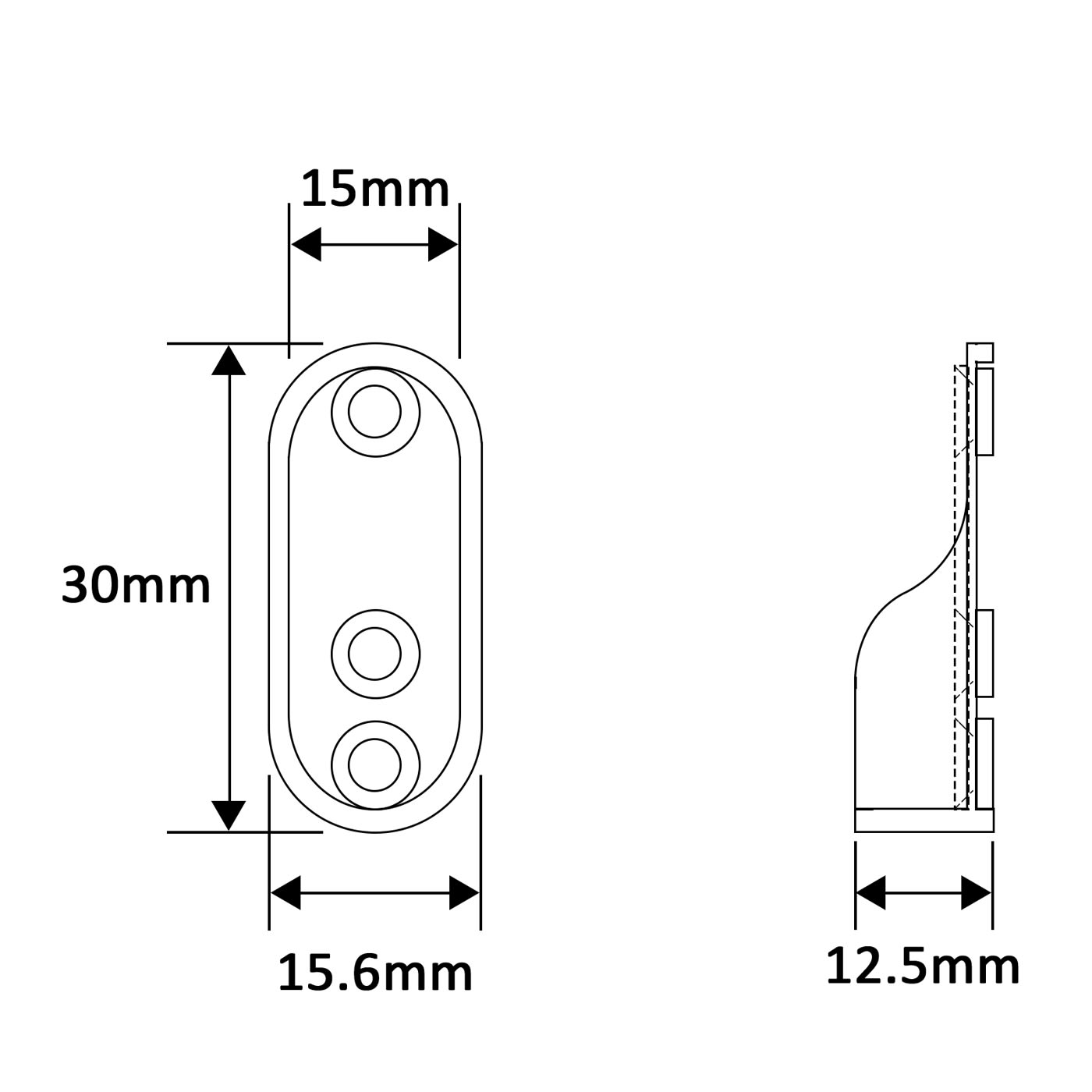 Keku AS Push-on Clip - Frame and Panel Pack - Black | IronmongeryDirect ...
