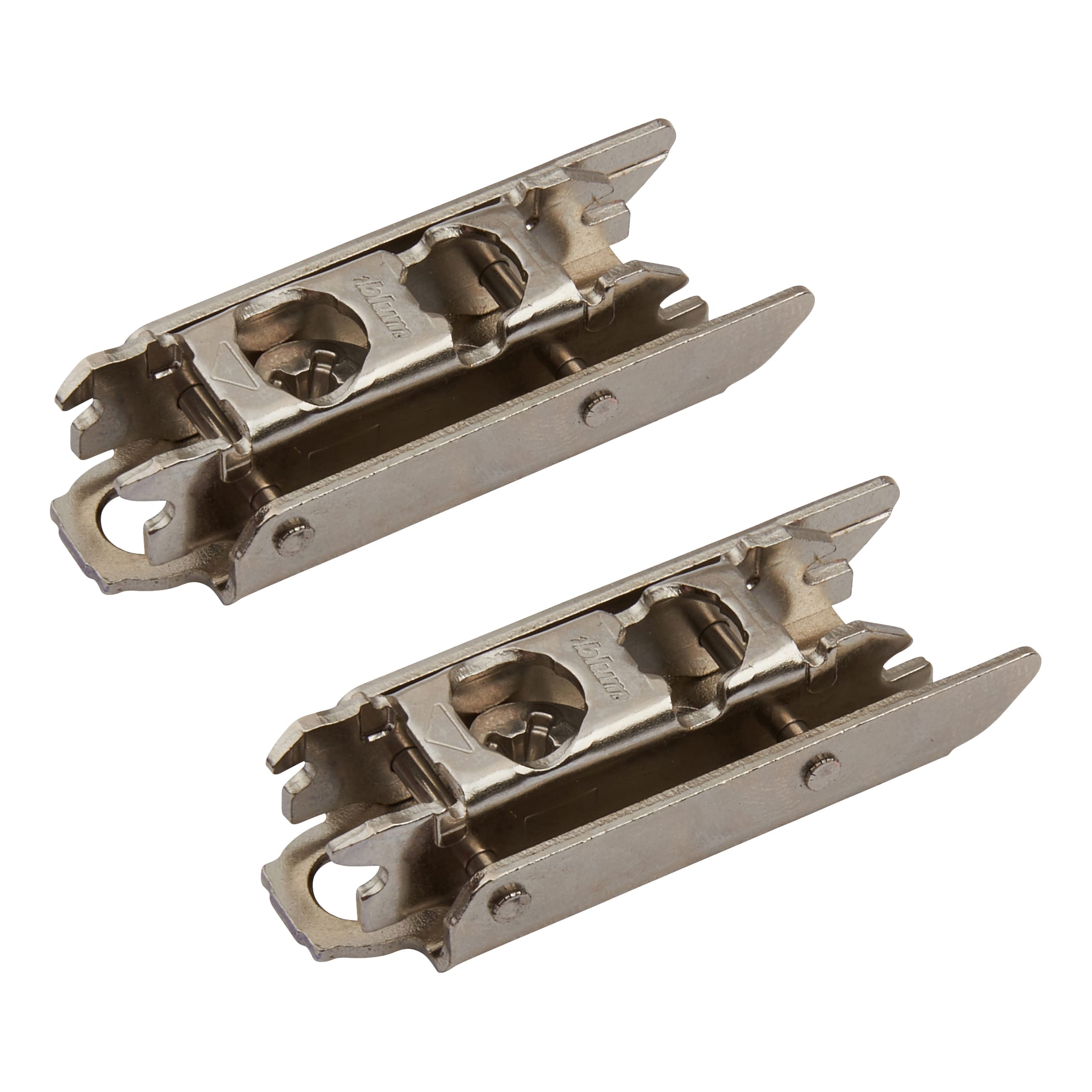 Blum CLIP Straight Mounting Plate - Screw On - 3mm Spacing Nickel ...