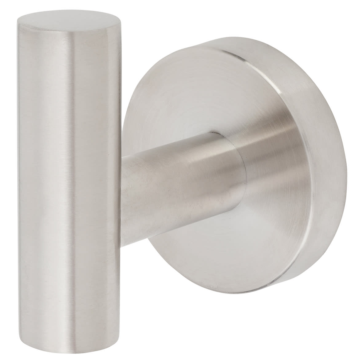 Altro Essential Round Robe Hook - 50 x 63 x 65mm - Satin Stainless ...
