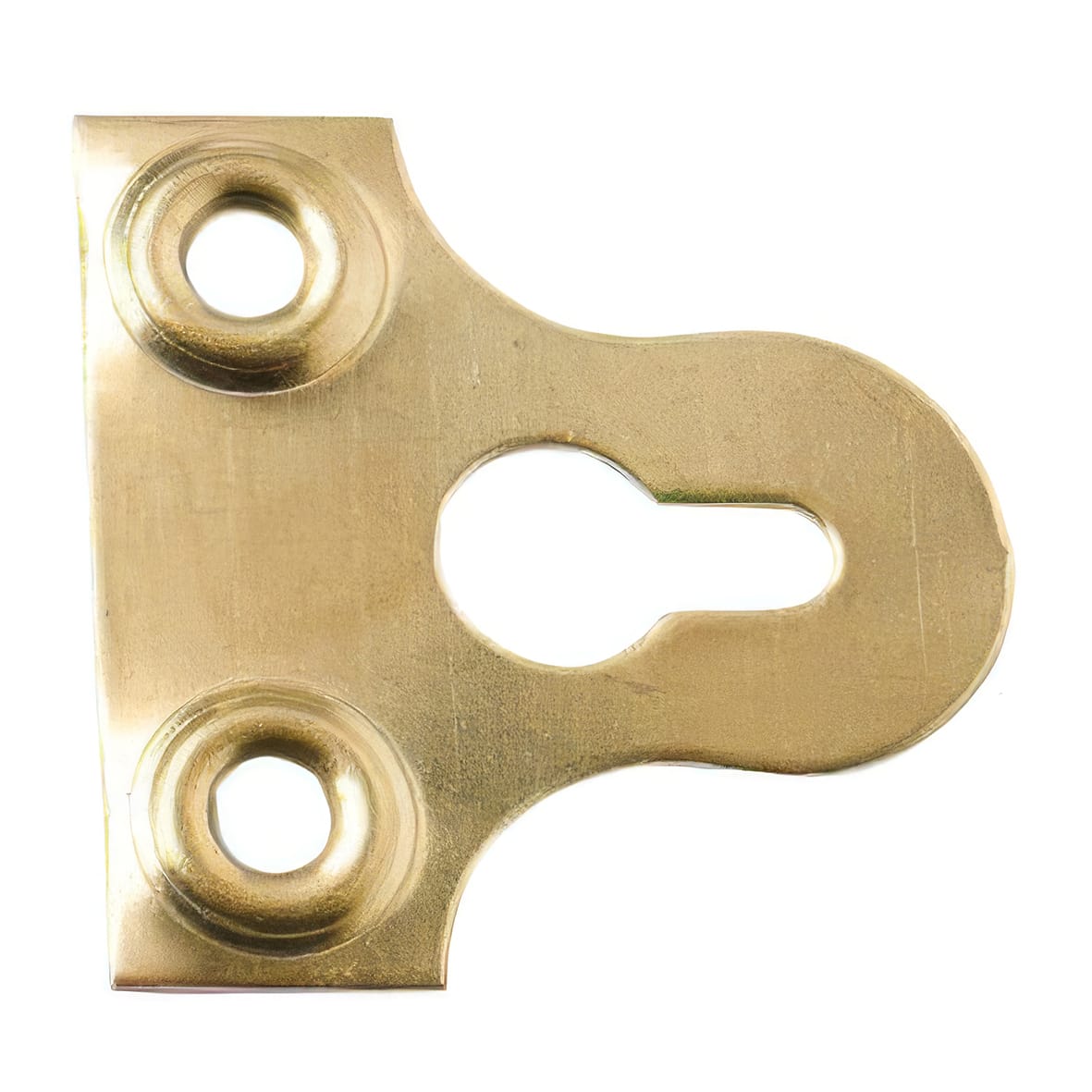 Slotted Glass Plate 25mm Brass Plated | IronmongeryDirect | Same Day ...
