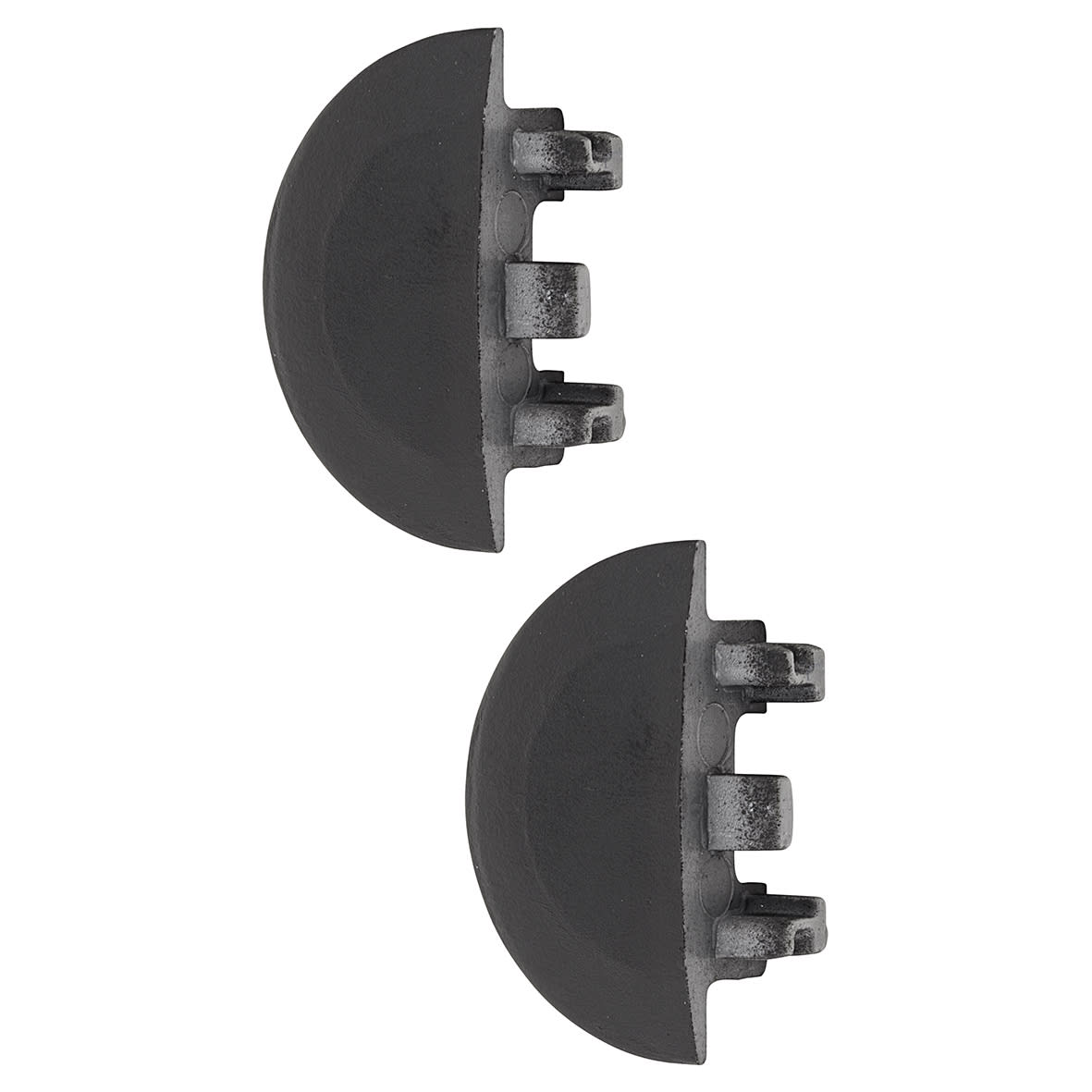 Sensio Linia End Cap Set - Black | IronmongeryDirect | Same Day Despatch