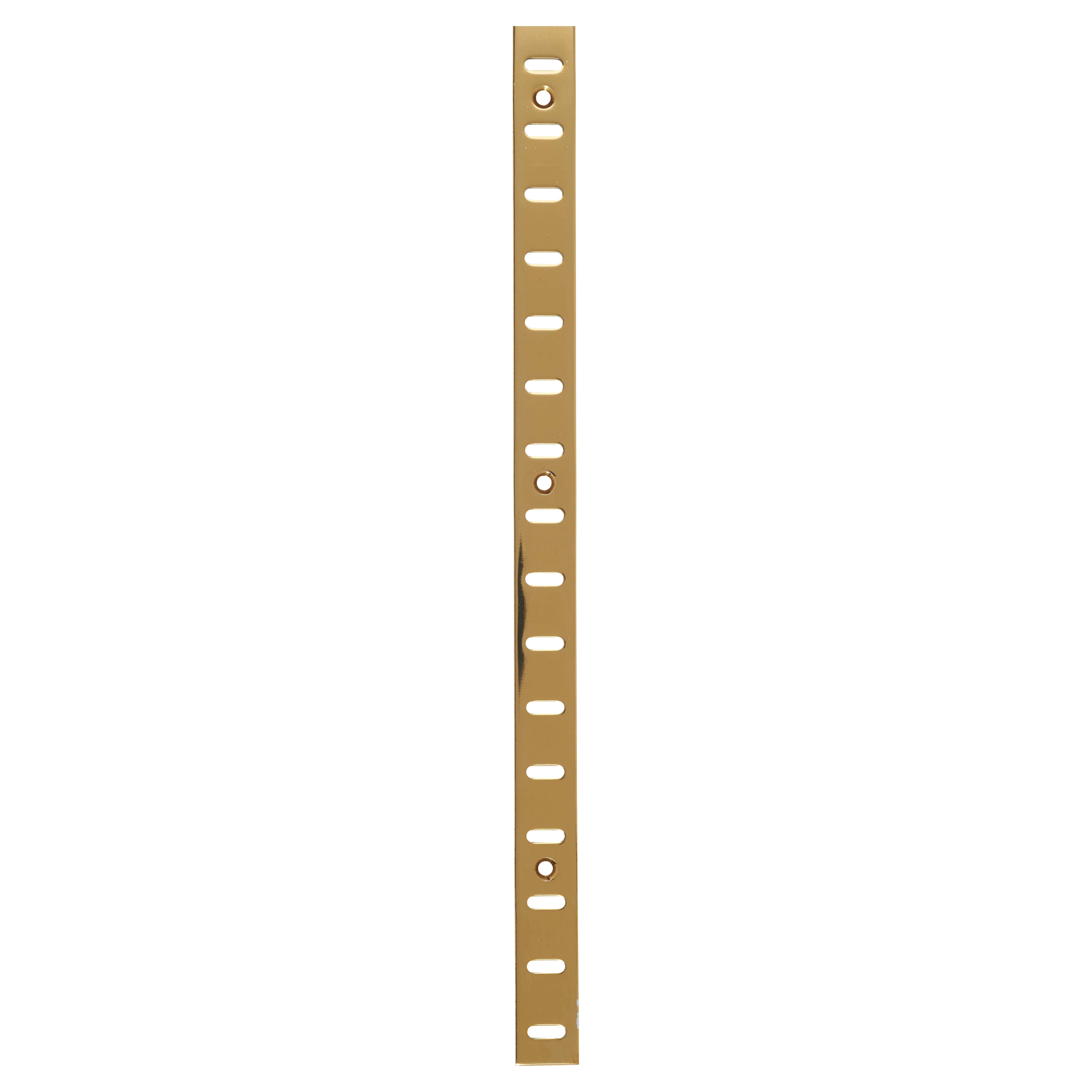 Altro Flat Bookcase Strip - 1829 x 19mm - Electro Brass Plated ...