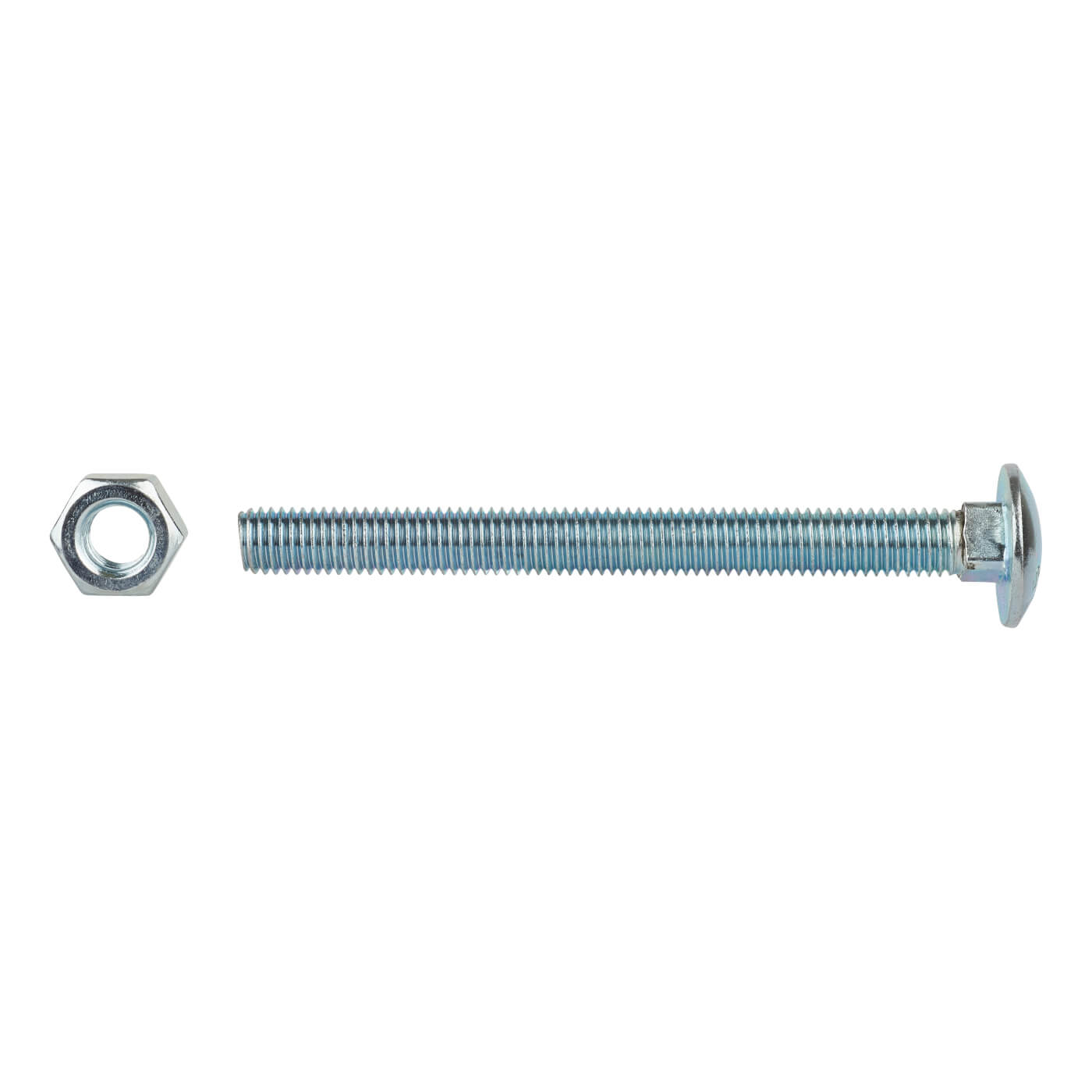 BZP Cup Sq Hex Bolts M8 x 130 Bag of 5 | IronmongeryDirect | Same Day ...