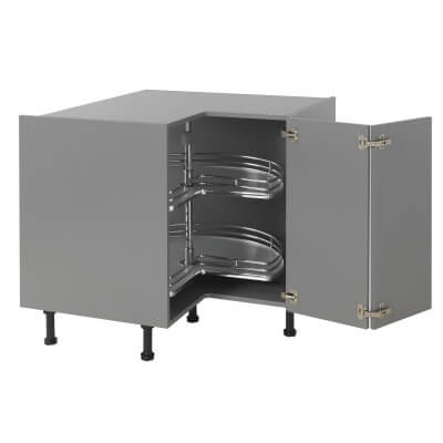 3/4 Carousel Plus - Suit 900x900mm L Config Corner Base Unit ...