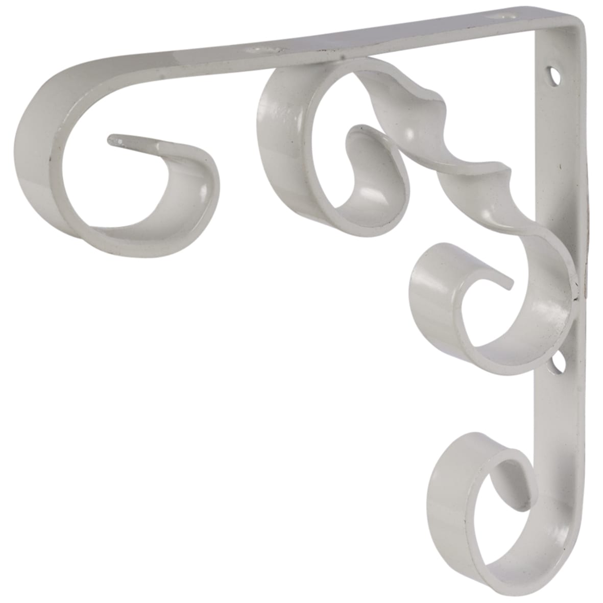 Touchpoint Ornamental Scroll Shelf Bracket - 164 x 160mm - White ...