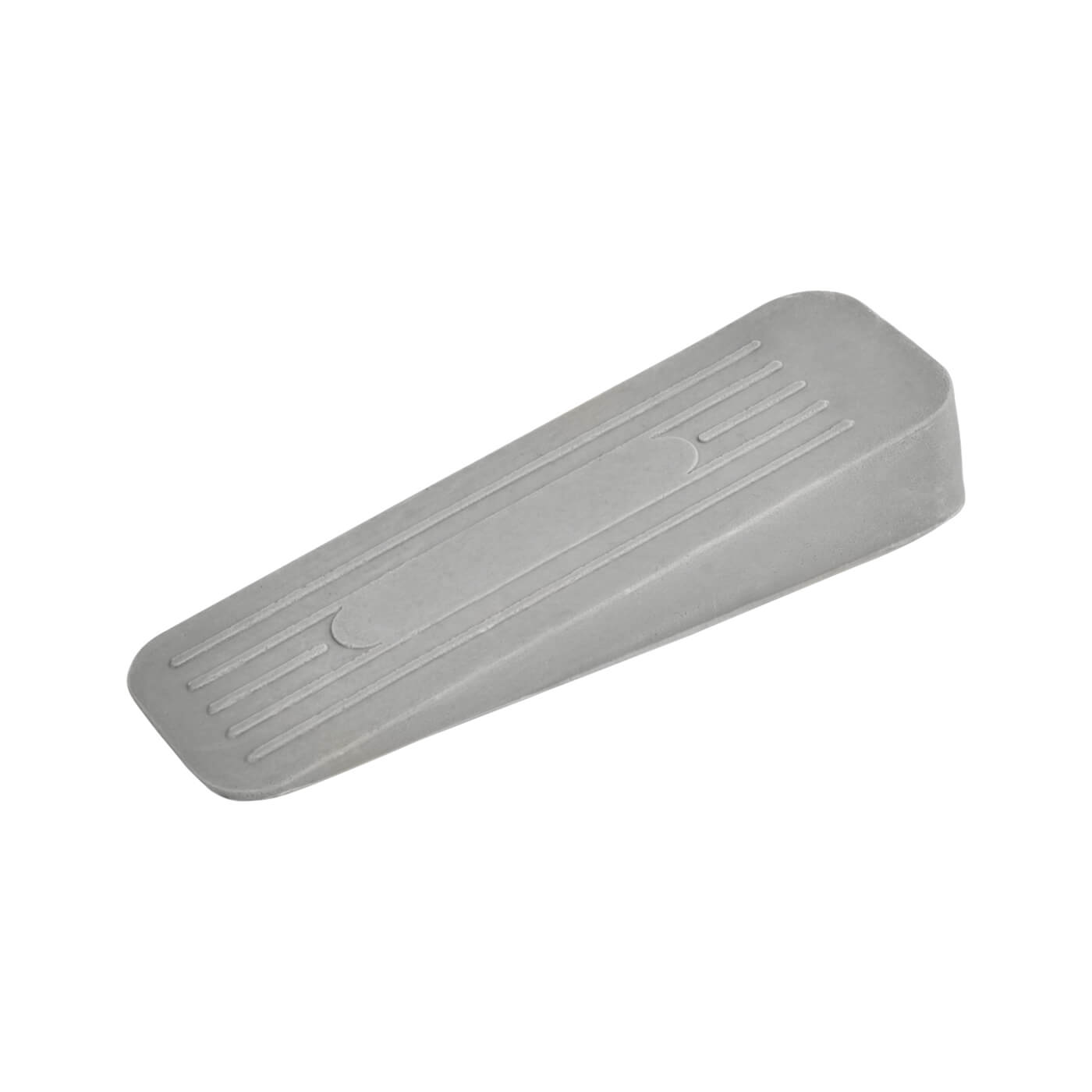Door Wedge - 120mm - Grey Rubber | IronmongeryDirect | Same Day Despatch