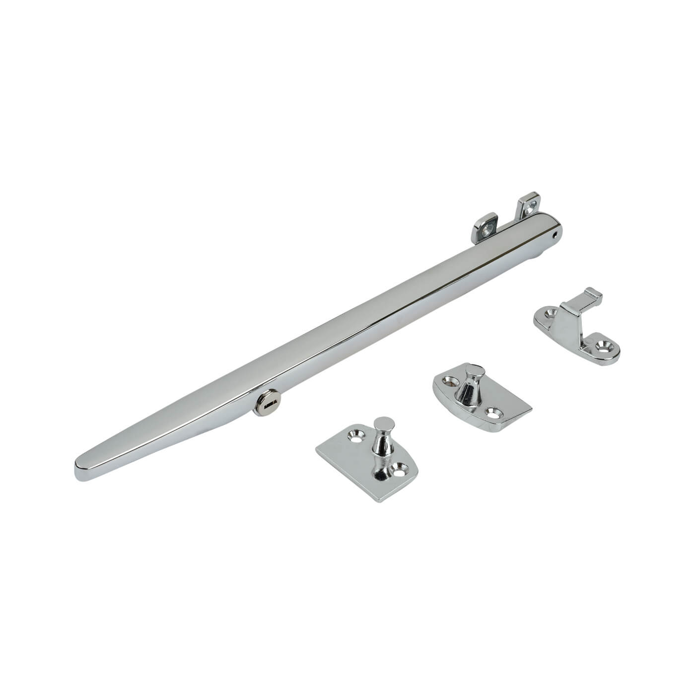 Altro Timber Range Locking Window Stay - 11 Inch /280mm - Satin Chrome ...
