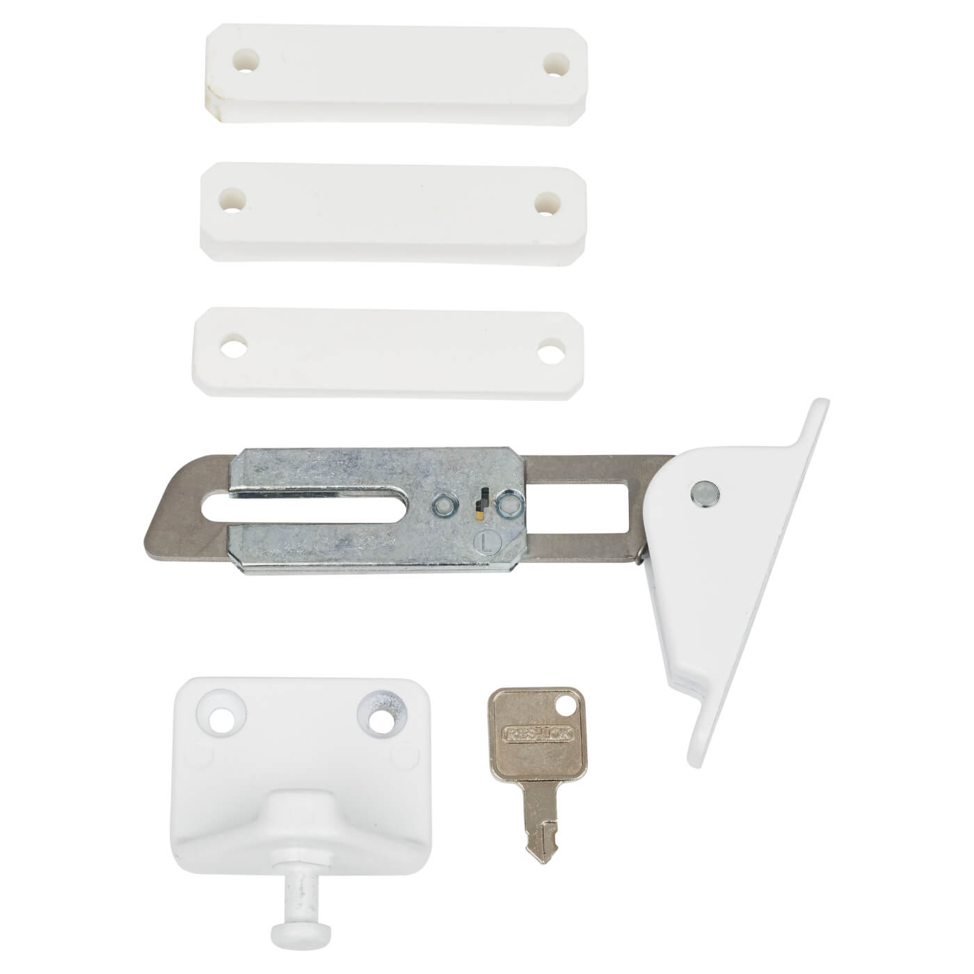 Surface Mounted uPVC/Timber Window Restrictor - Right Hand - White ...