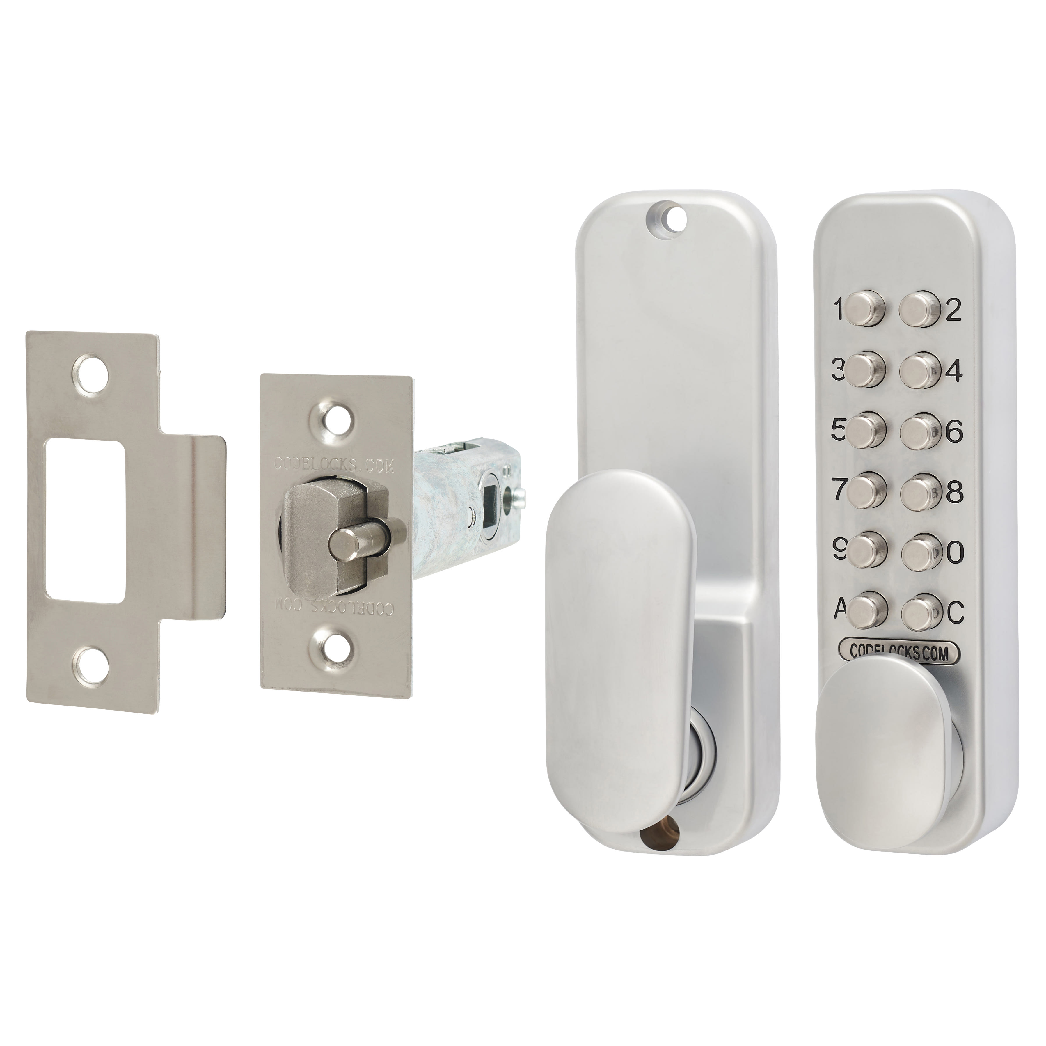 Codelock CL160 Mechanical Easycode Lock - Silver | IronmongeryDirect ...