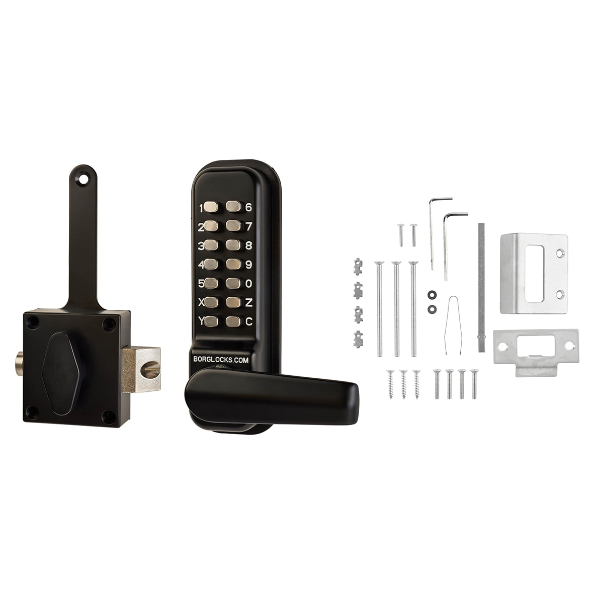Borg BL4409 External Marine Grade Code Operated Slam Latch ...