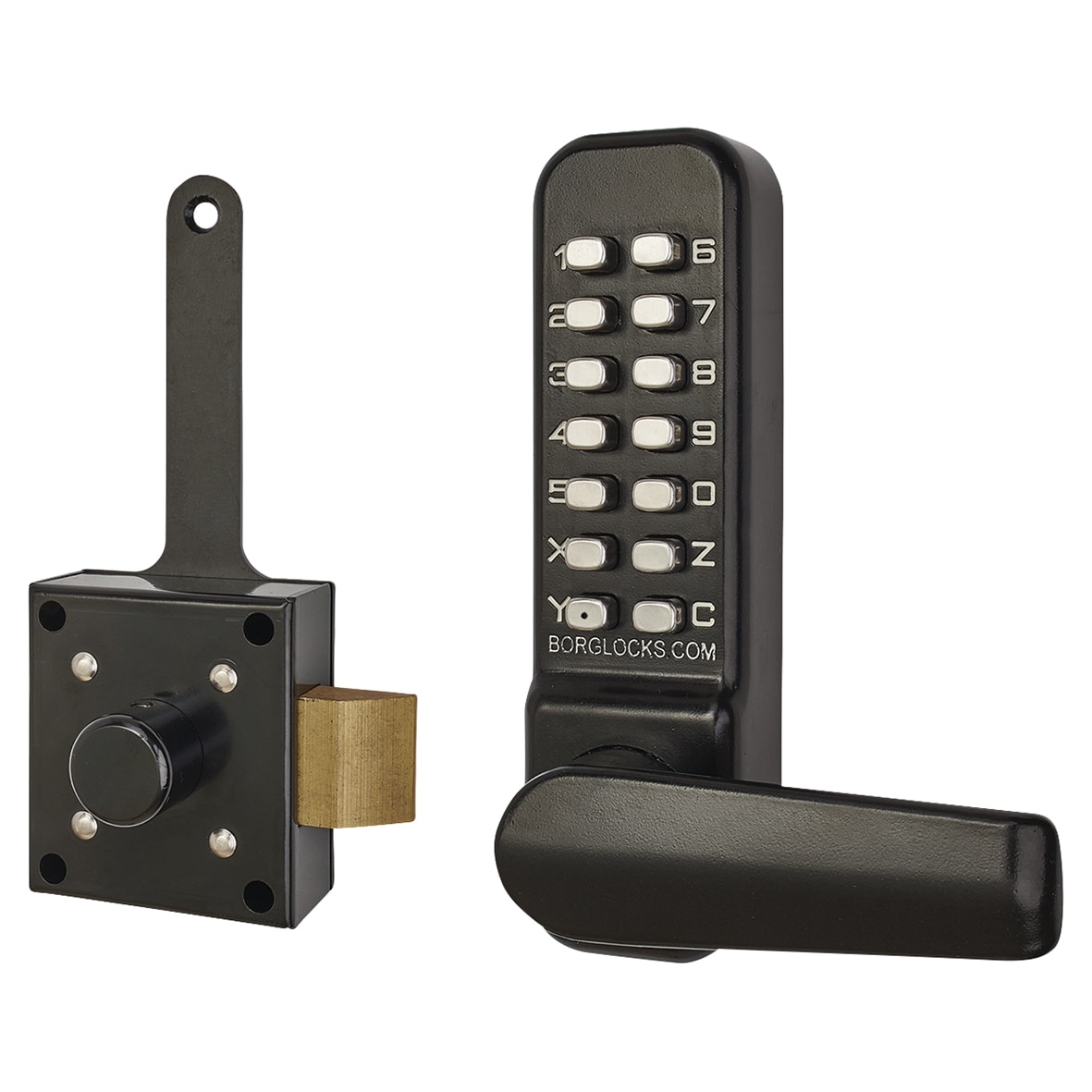 Borg BL4409 External Marine Grade Code Operated Slam Latch ...