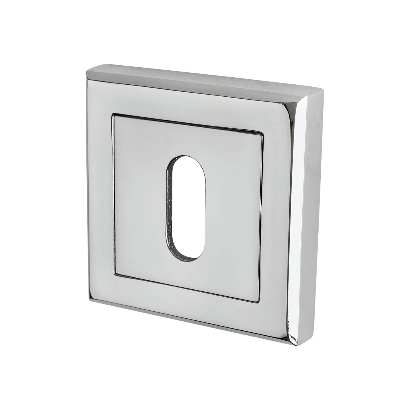 Altro Square Escutcheon - Euro - Polished Chrome | IronmongeryDirect ...