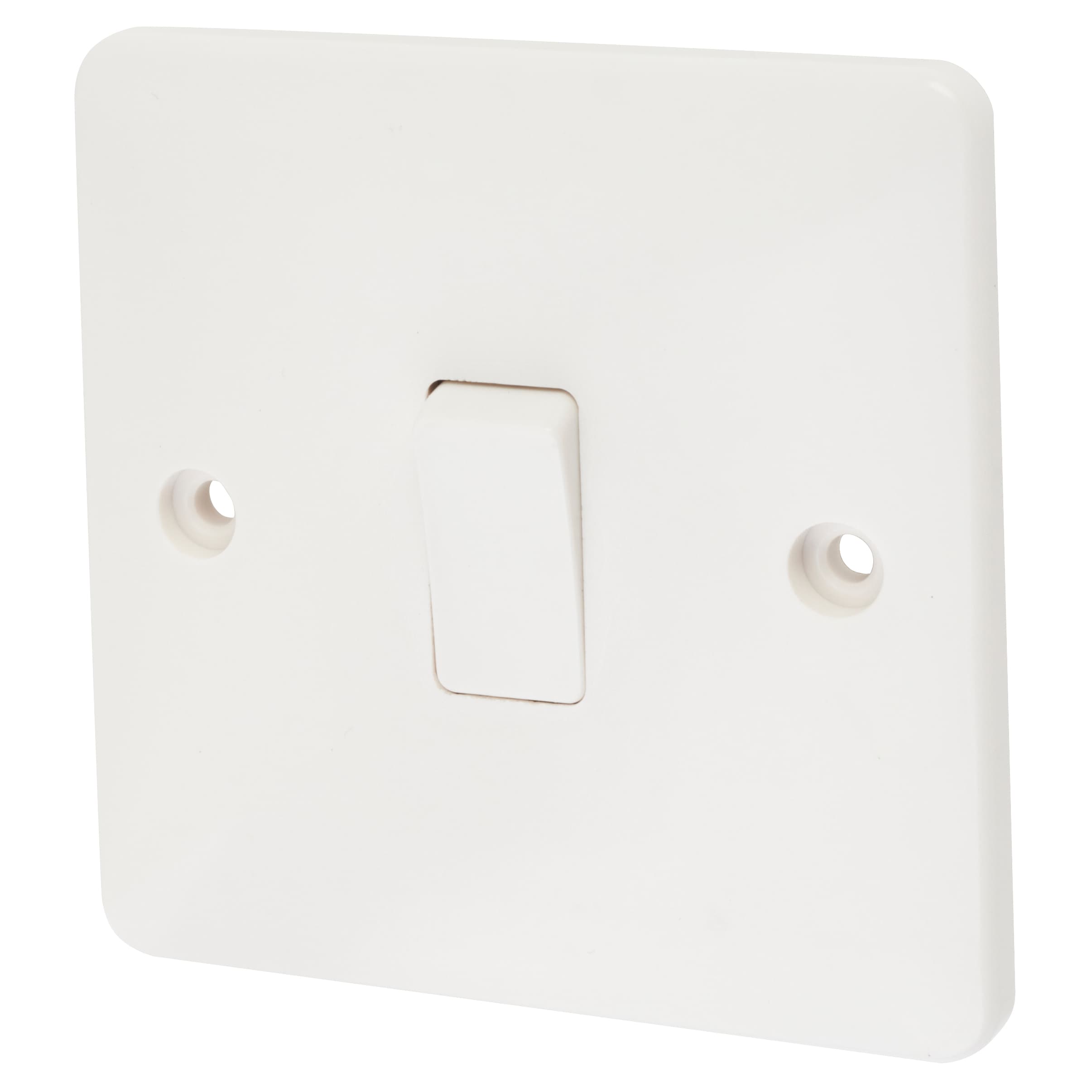 Touchpoint 10A 1 Gang Intermediate Light Switch - White ...