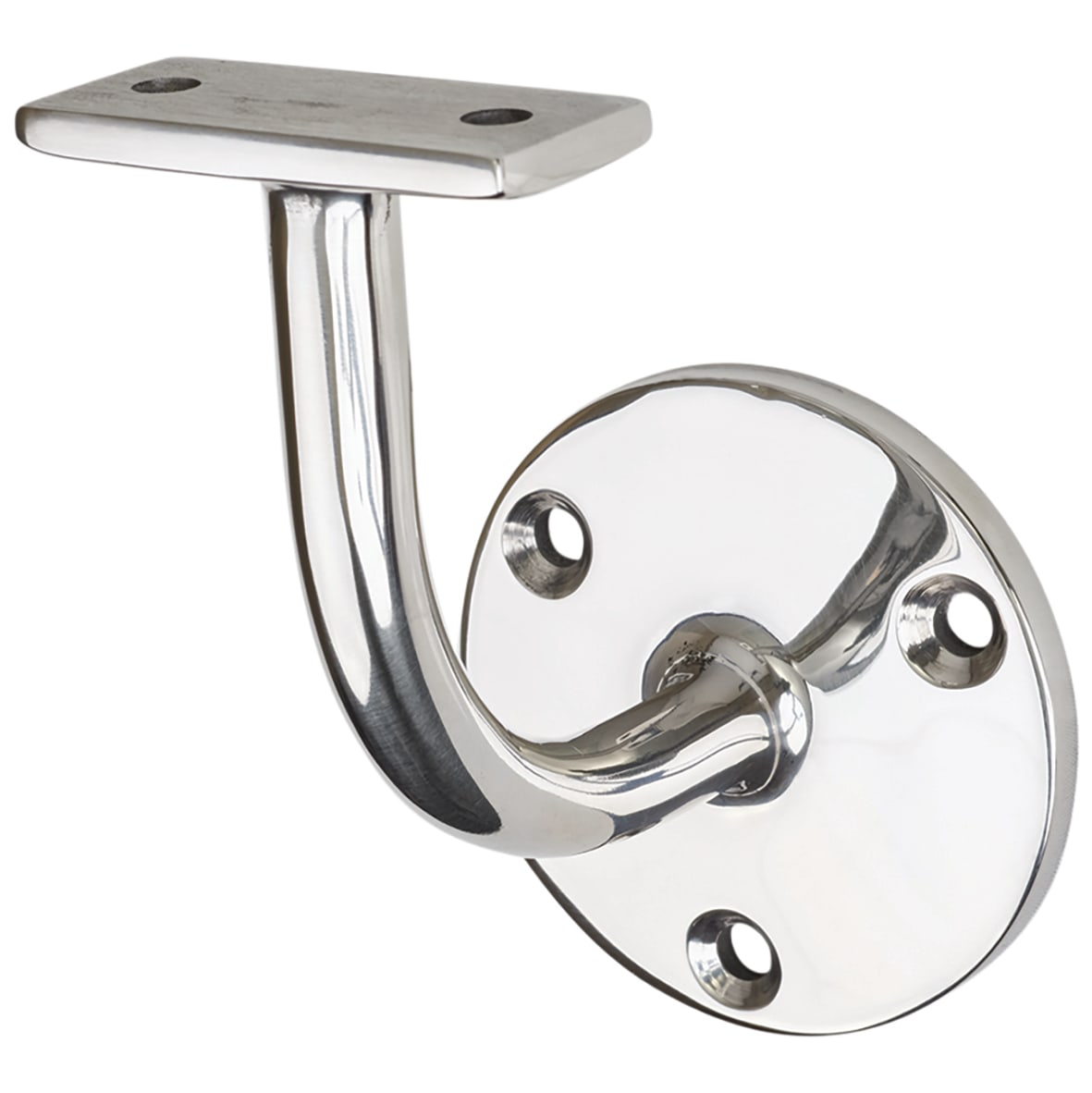 Steelworx Handrail Bracket - 62mm Projection - Polished Stainless Steel ...