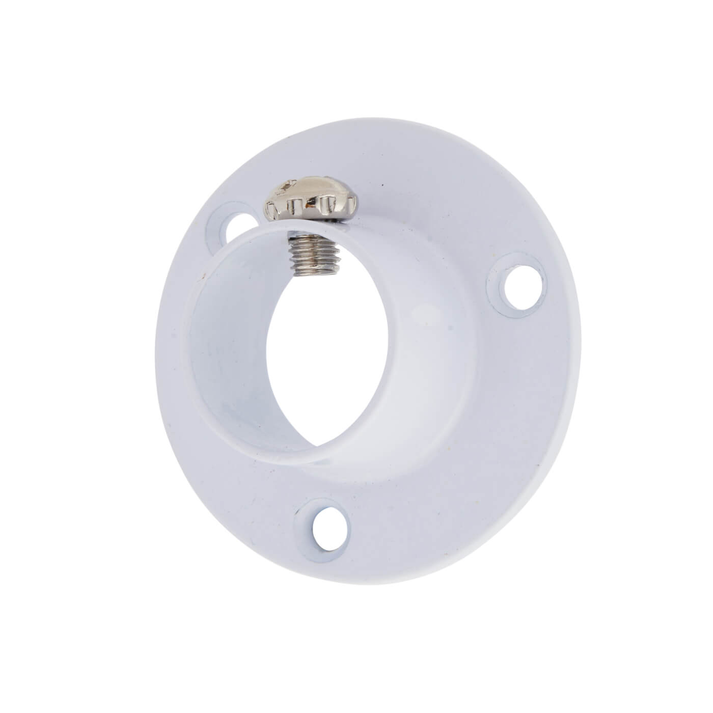 Tube end sockets with locking grubscrew 19mm White | IronmongeryDirect ...