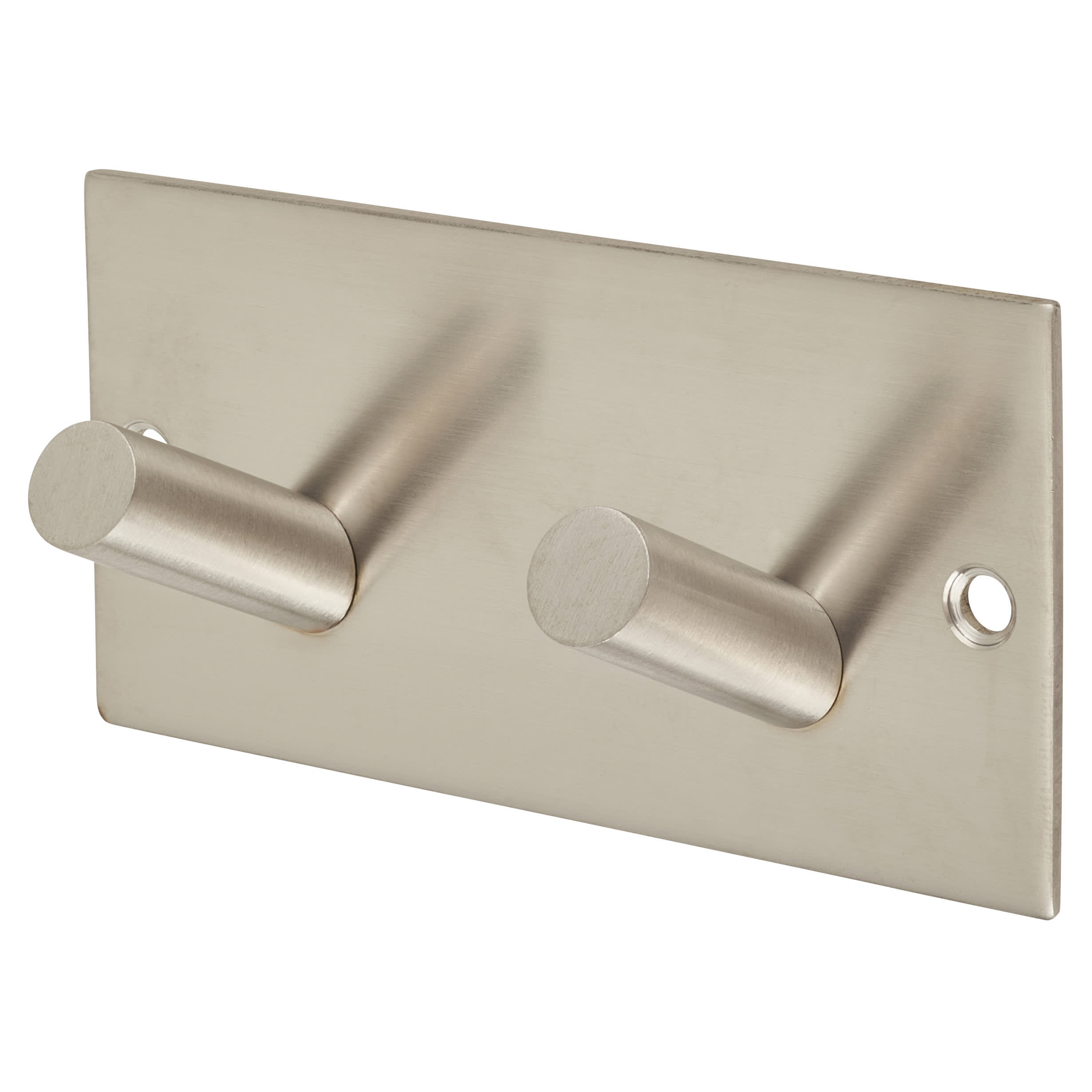 Square Horizontal Hook Plate - 90 x 45mm - Satin Stainless Steel ...