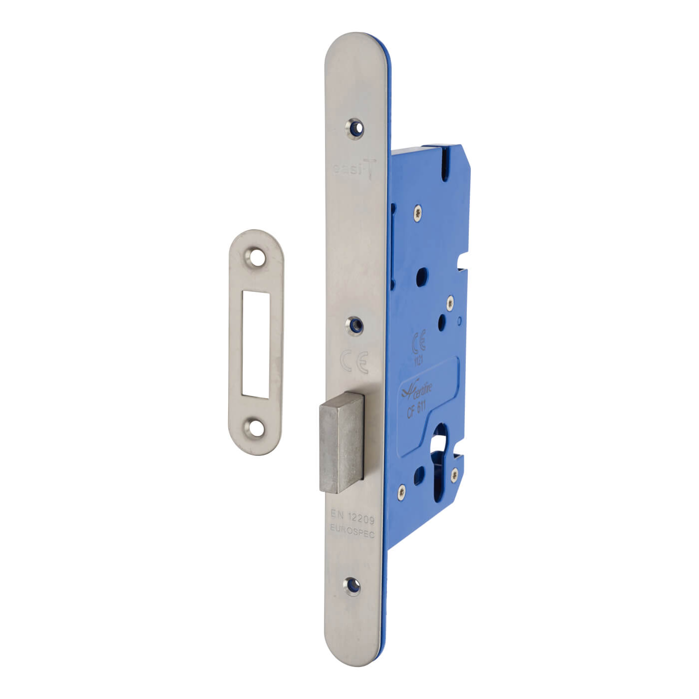 Hampstead Architectural DIN Euro Deadlock - 85mm Case - 60mm Backset ...