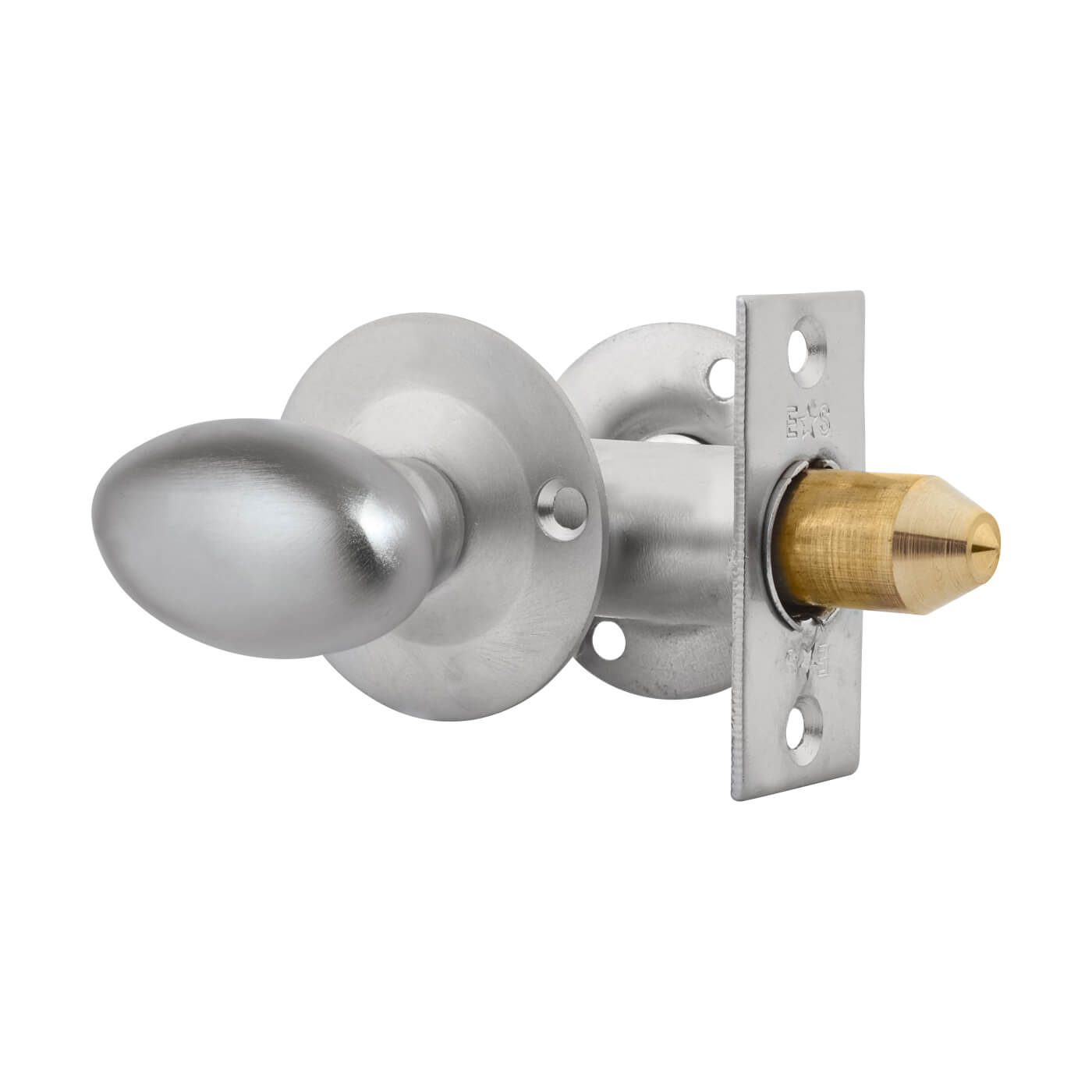 Bathroom Privacy Set - Satin Chrome | IronmongeryDirect | Same Day Despatch