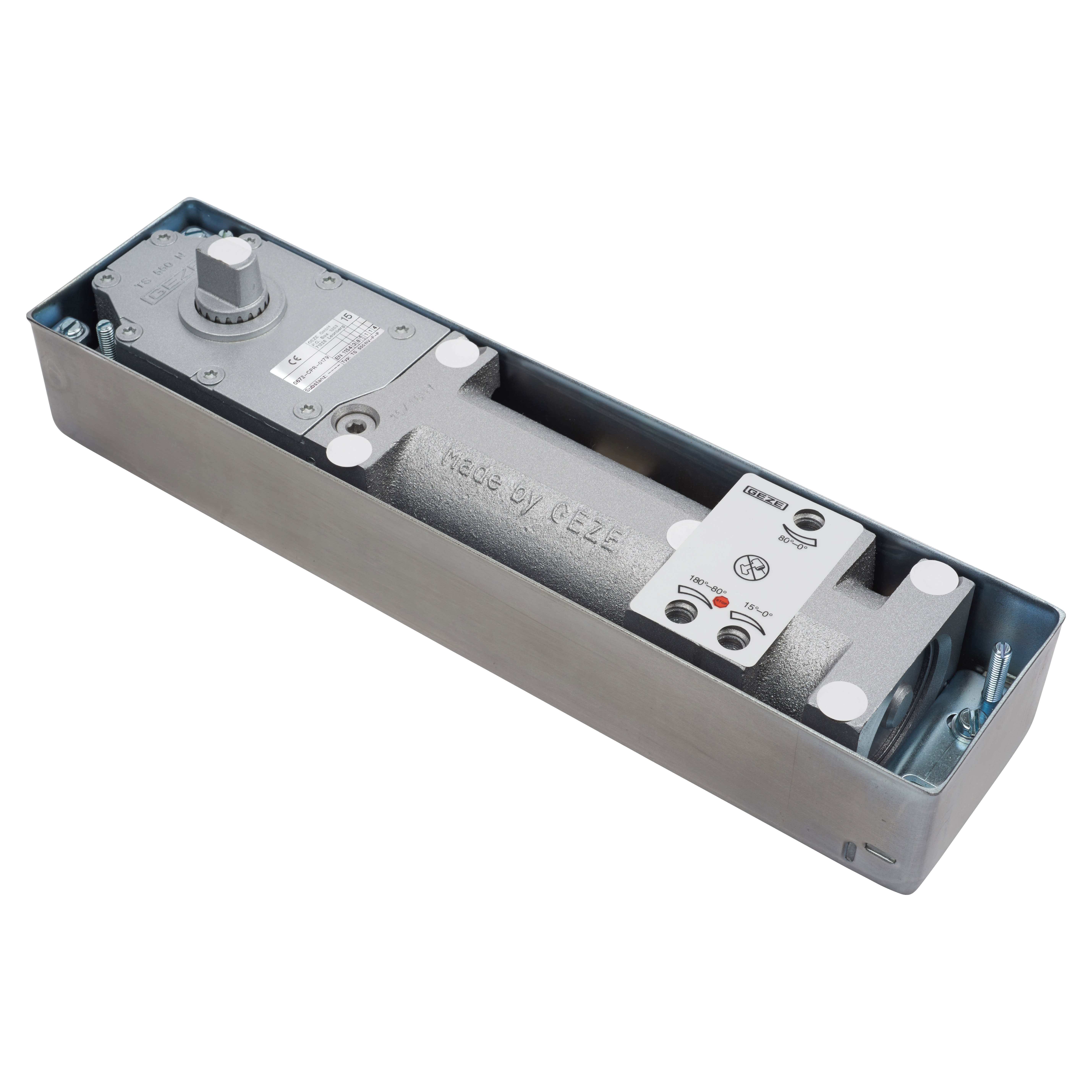 Geze TS 550 NV FP Floor Spring | IronmongeryDirect | Same Day Despatch