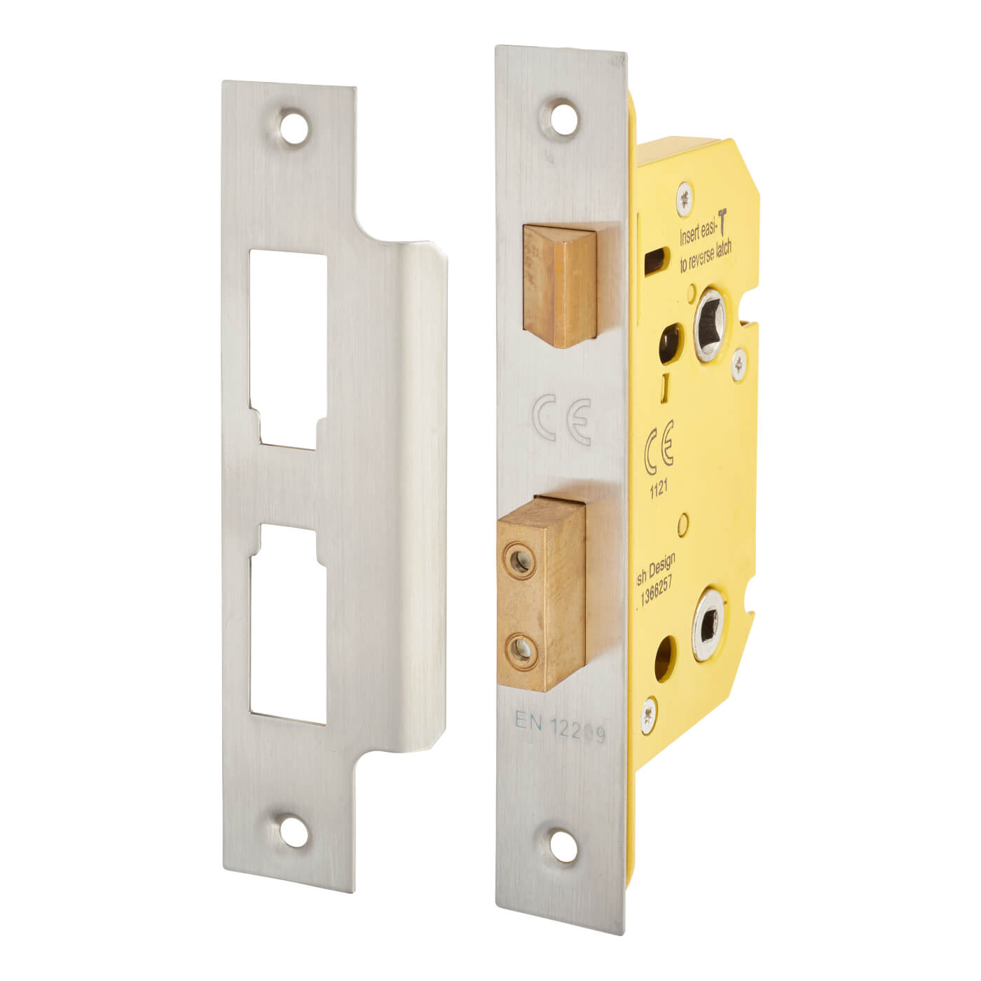 Altro Bathroom Lock - 65mm Case - 44mm Backset - Satin Stainless ...