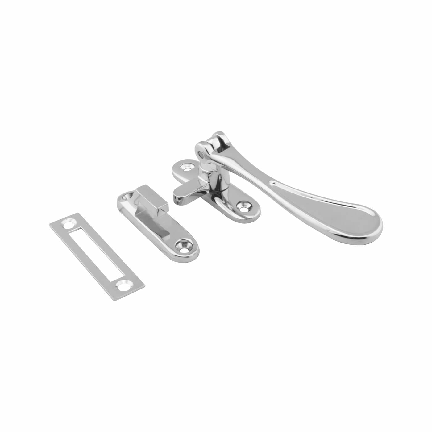 Hampstead Victorian Hook & Plate Window Fastener - Polished Chrome ...