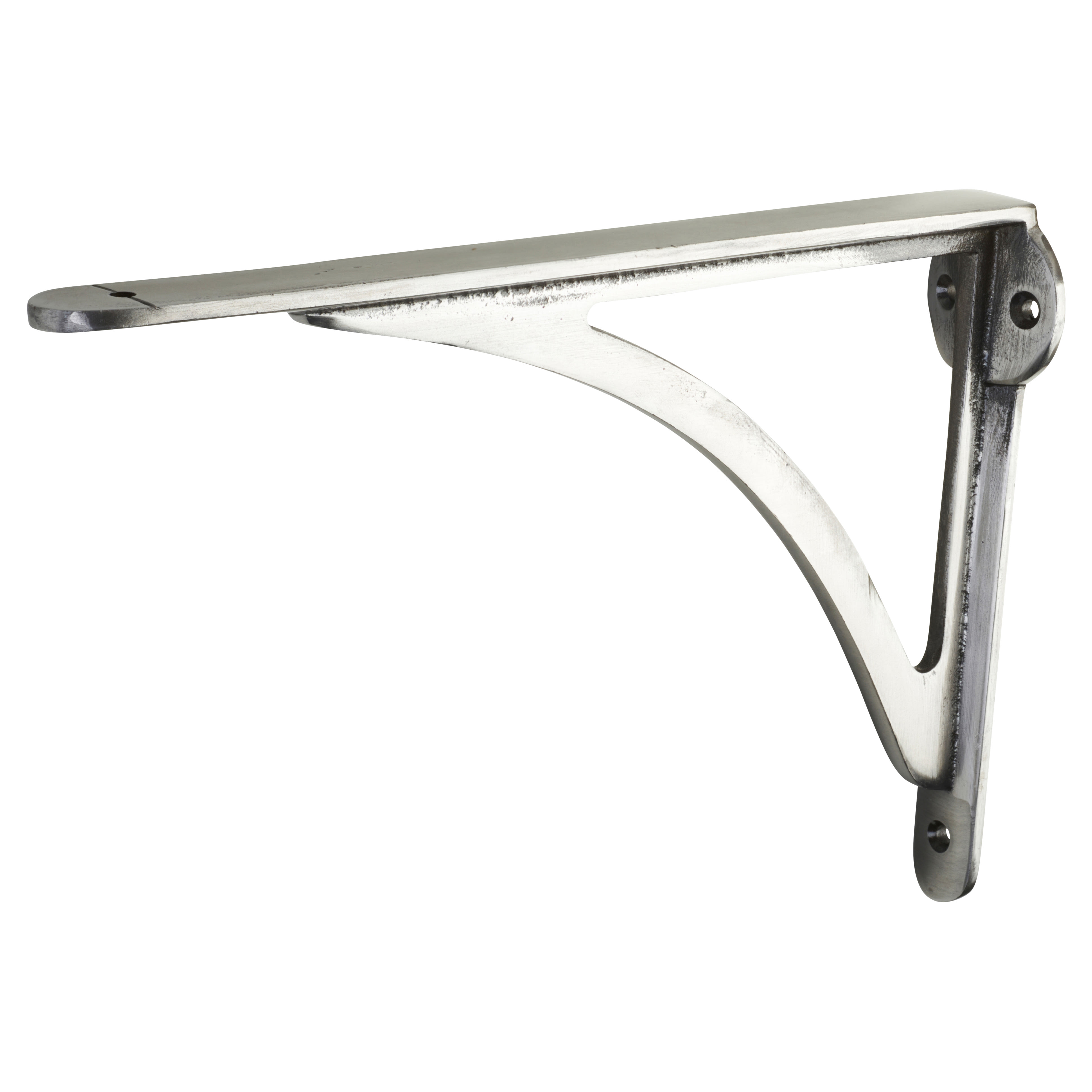 Olde Forge Curved Shelf Bracket - 249 x 174mm - Pewter ...