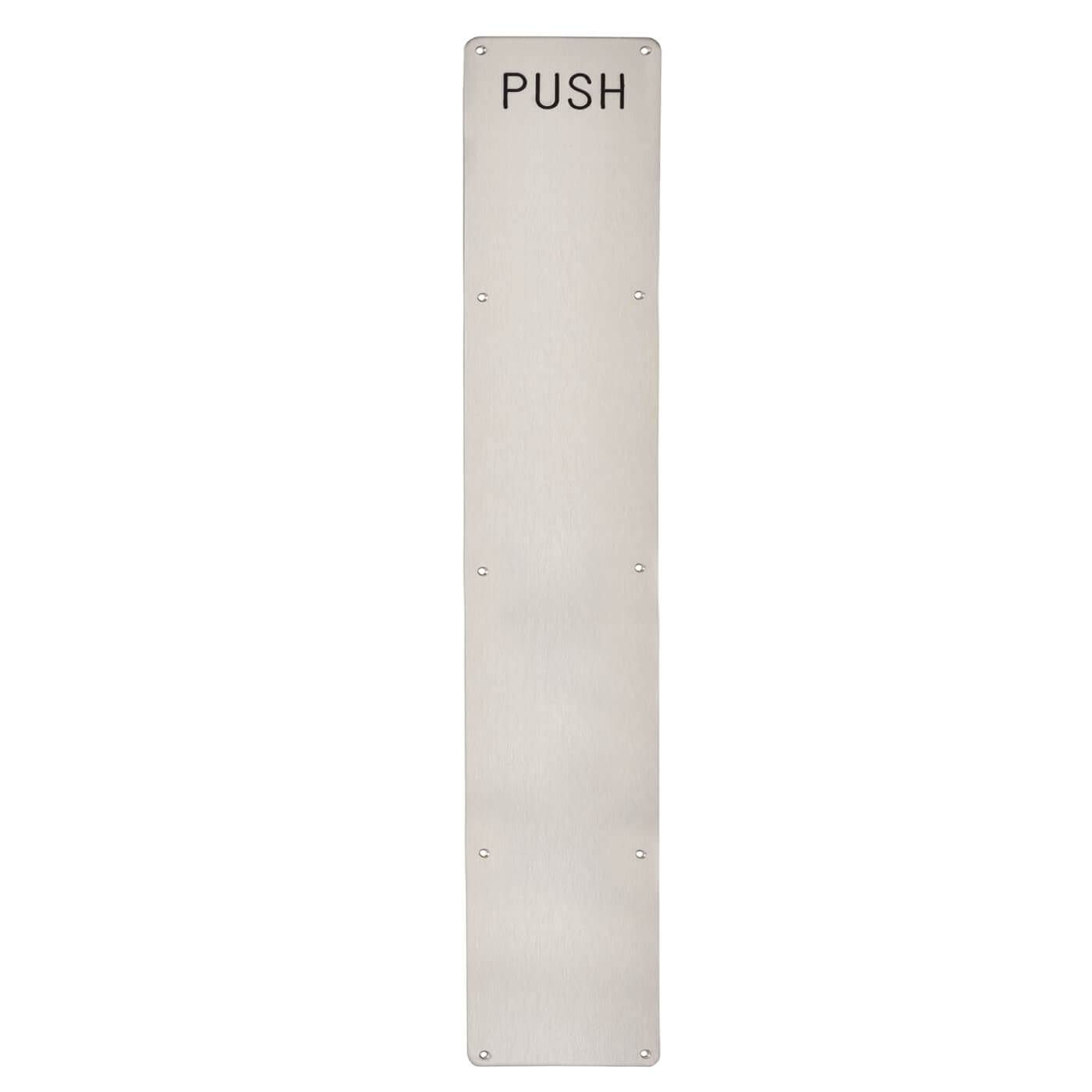 Altro Push Finger Plate - 800 x 125mm - Satin Stainless Steel ...
