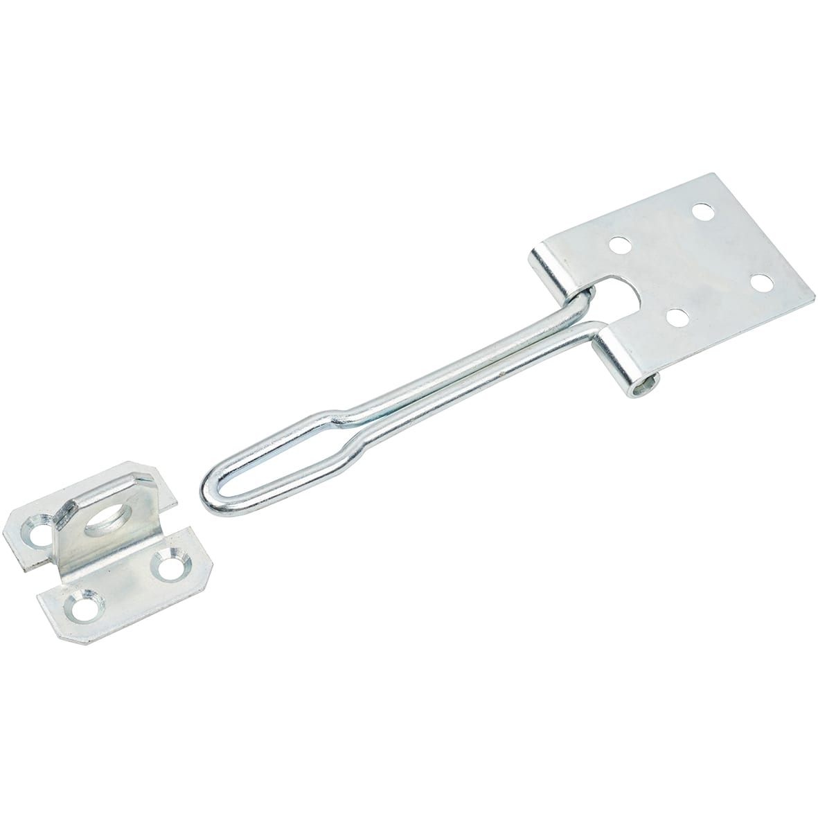 Wire Hasp & Staples 150mm BZP Light Duty | IronmongeryDirect | Same Day ...