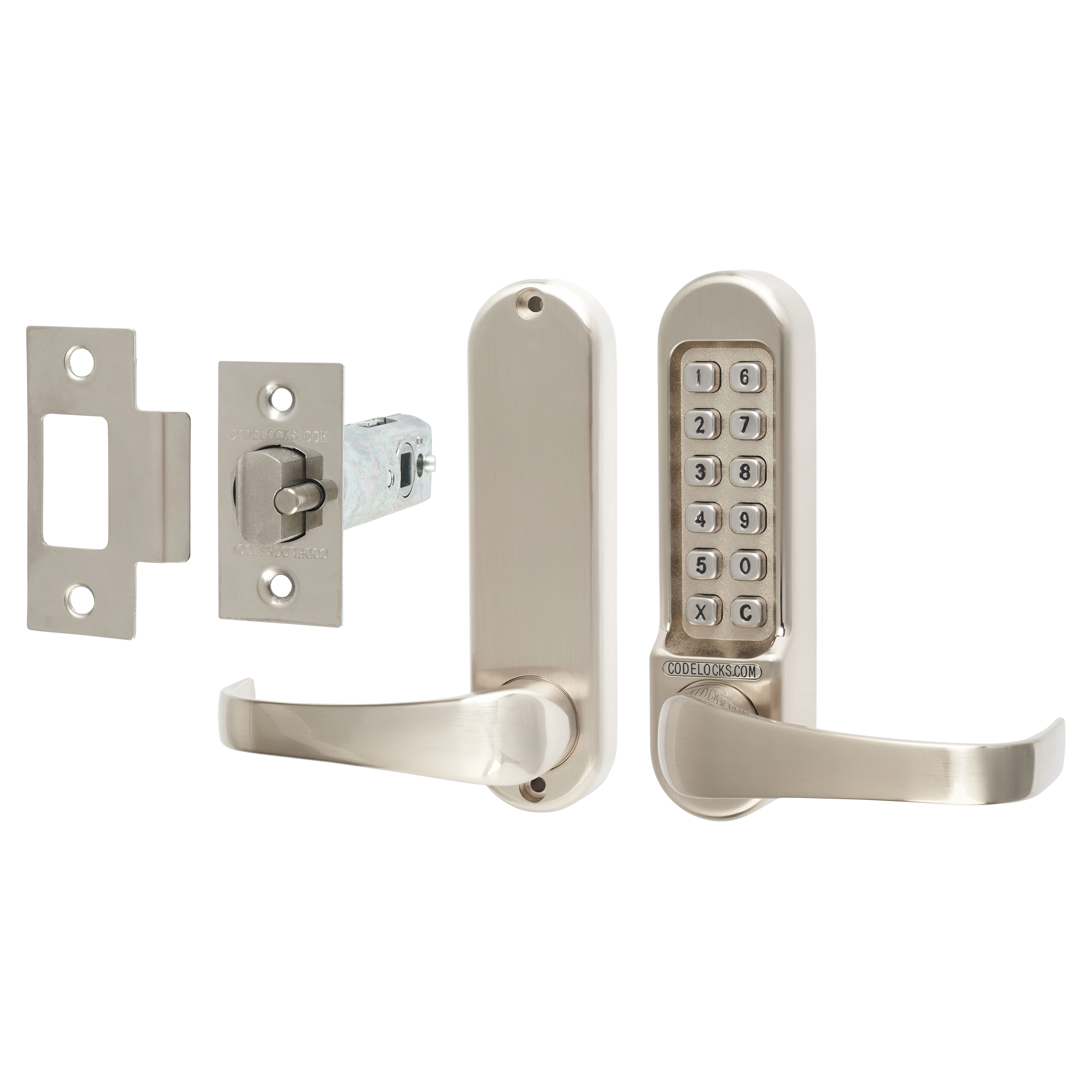 Codelocks 510 Mechanical Lock - Stainless Steel | IronmongeryDirect ...
