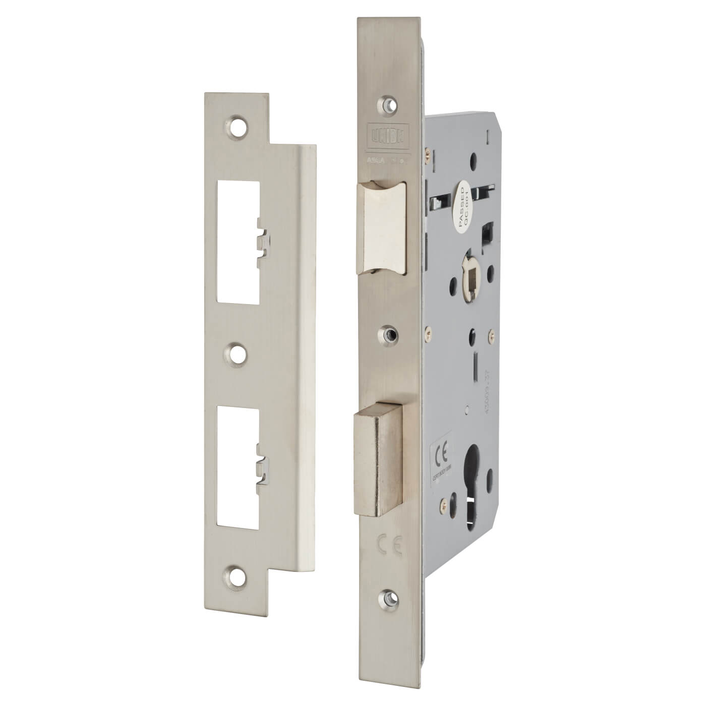 Union JHD72DL Heavy Duty Euro Deadlock - 60mm Backset - Square - Satin ...
