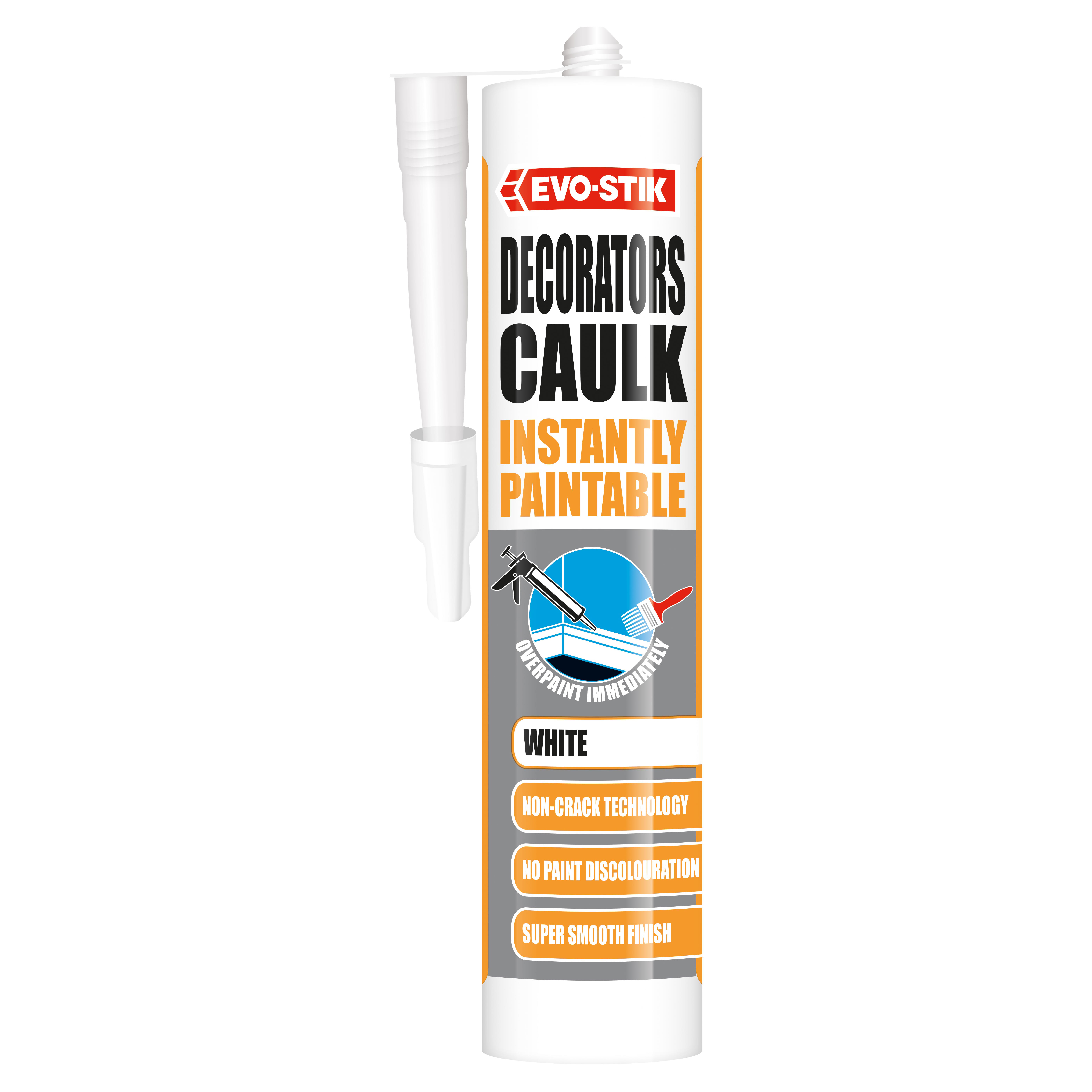 EVOSTIK Instantly Paintable Decorators Caulk 310ml | IronmongeryDirect ...